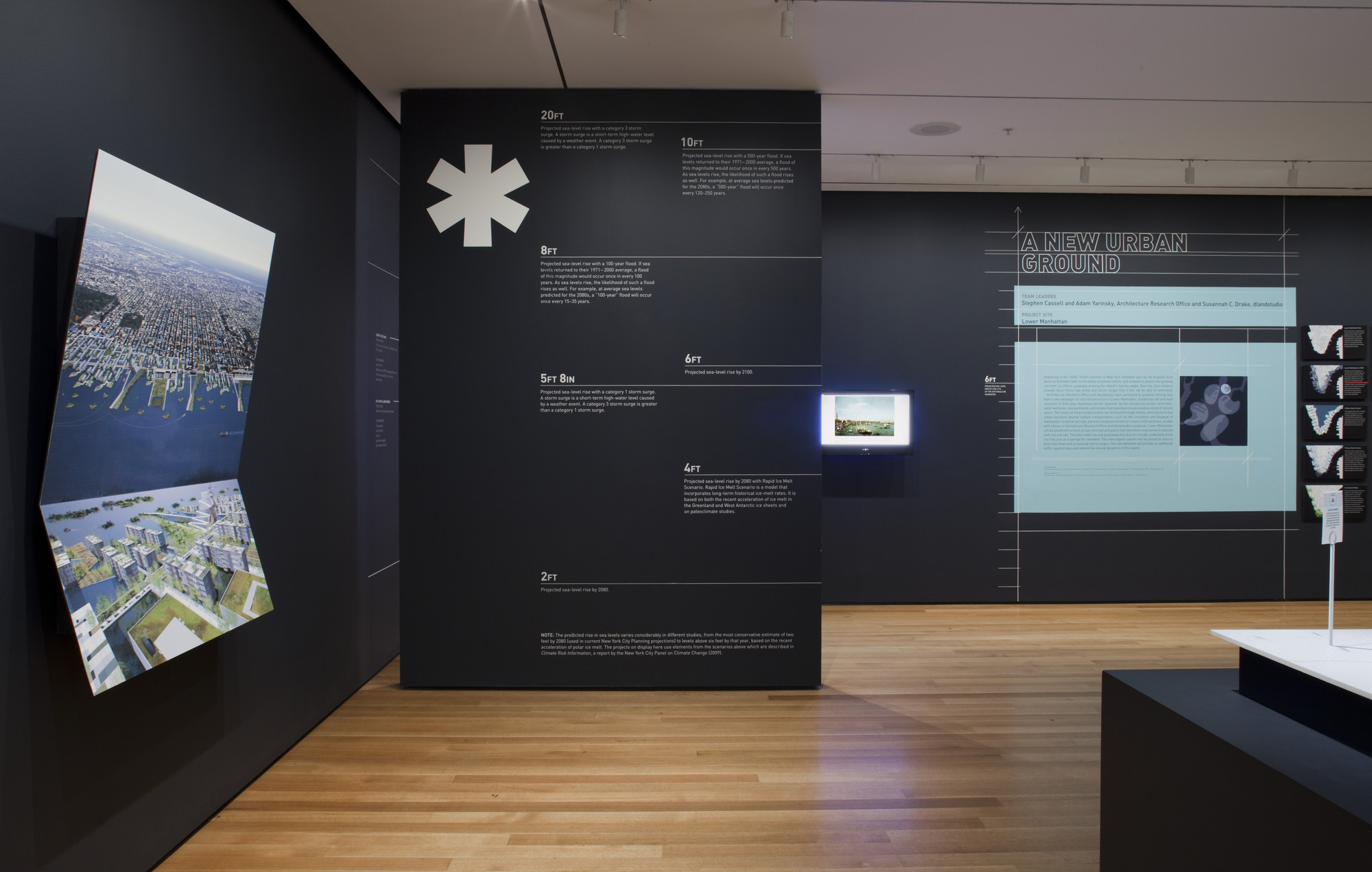 Installation view of the exhibition "Rising Currents: Projects for New ...