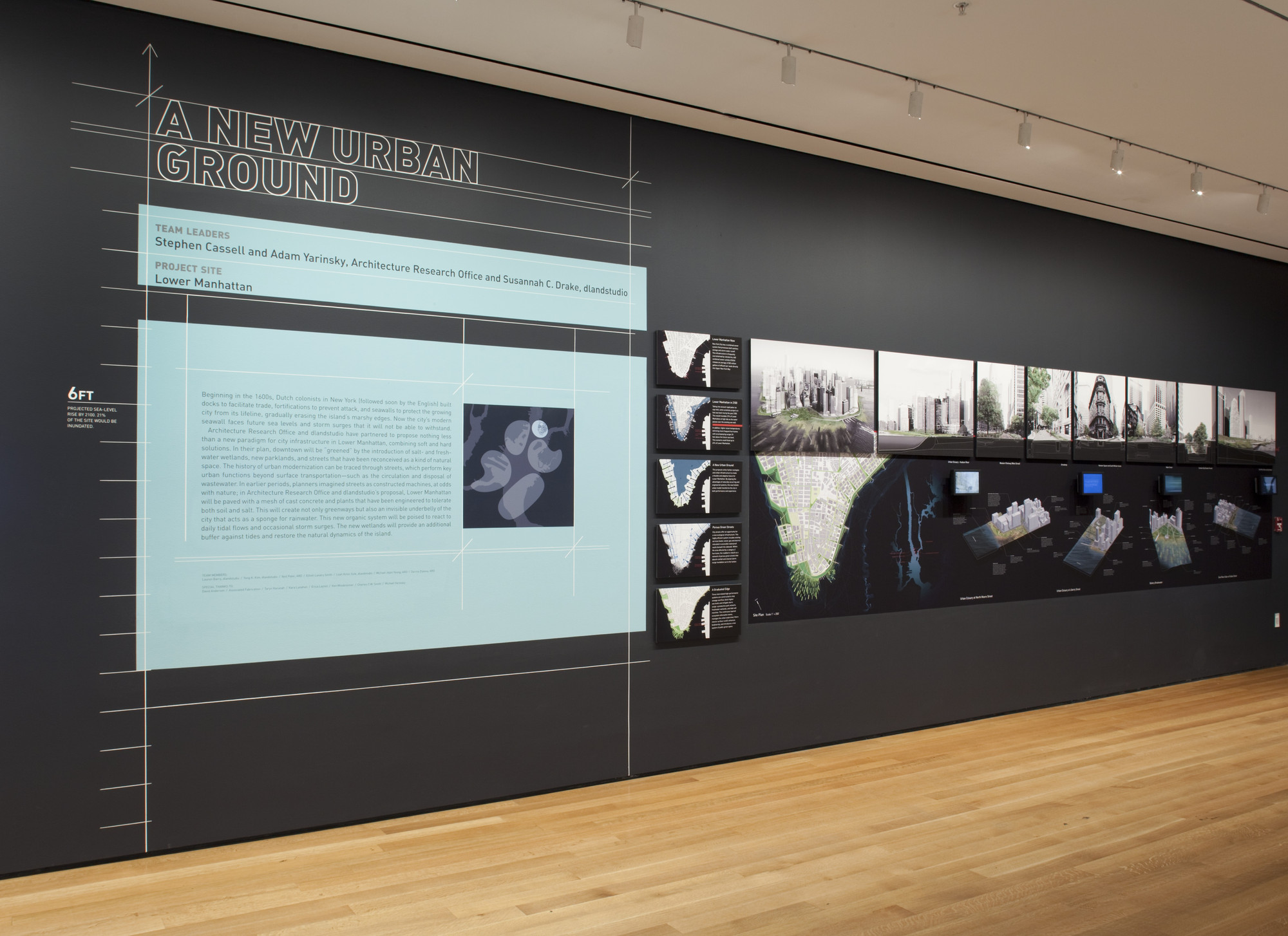 Installation view of the exhibition "Rising Currents: Projects for New ...