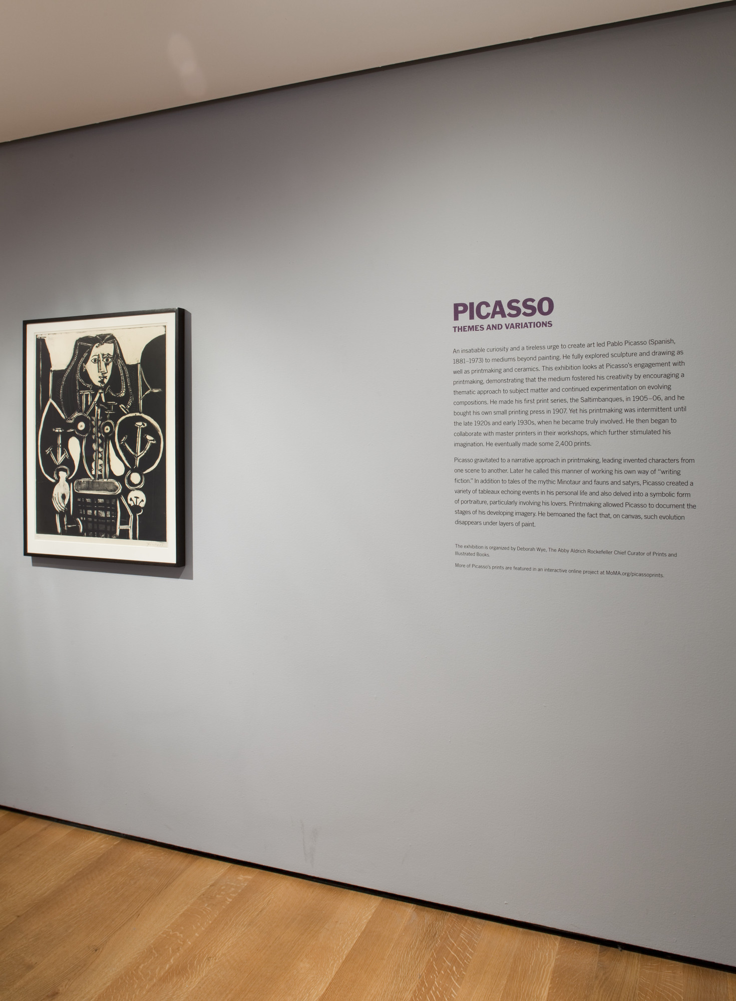 Installation view of the exhibition "Picasso: Themes and Variations" | MoMA