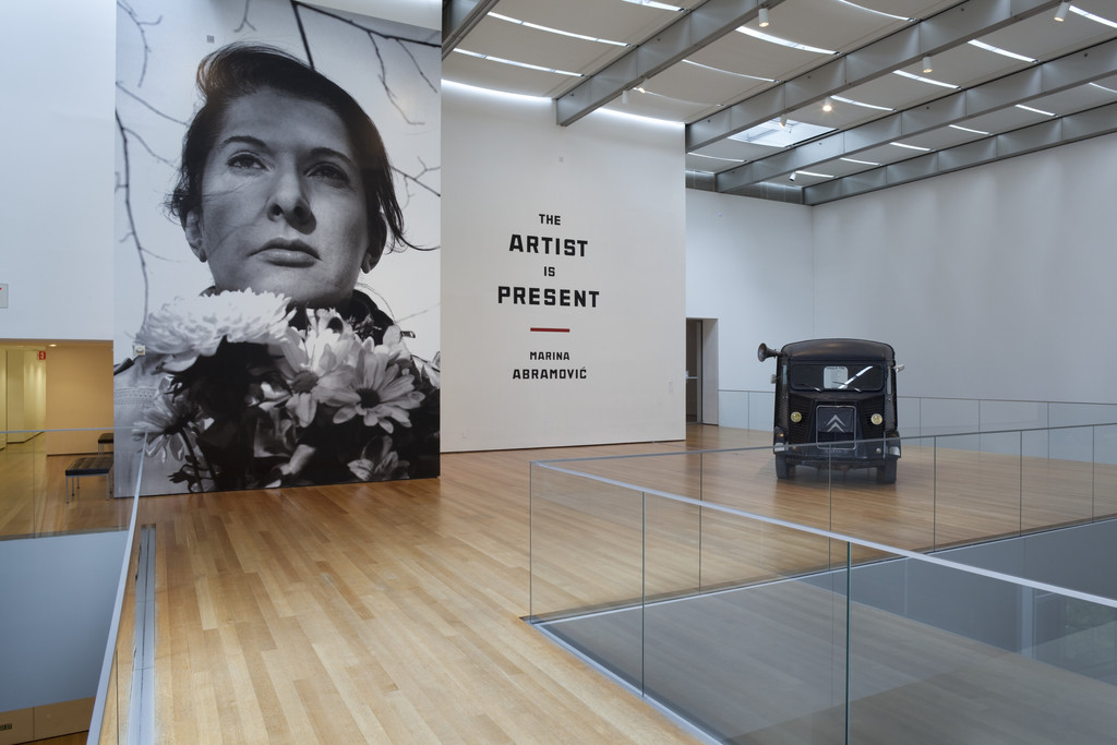 Installation view of the exhibition, “Marina Abramović: The Artist is ...