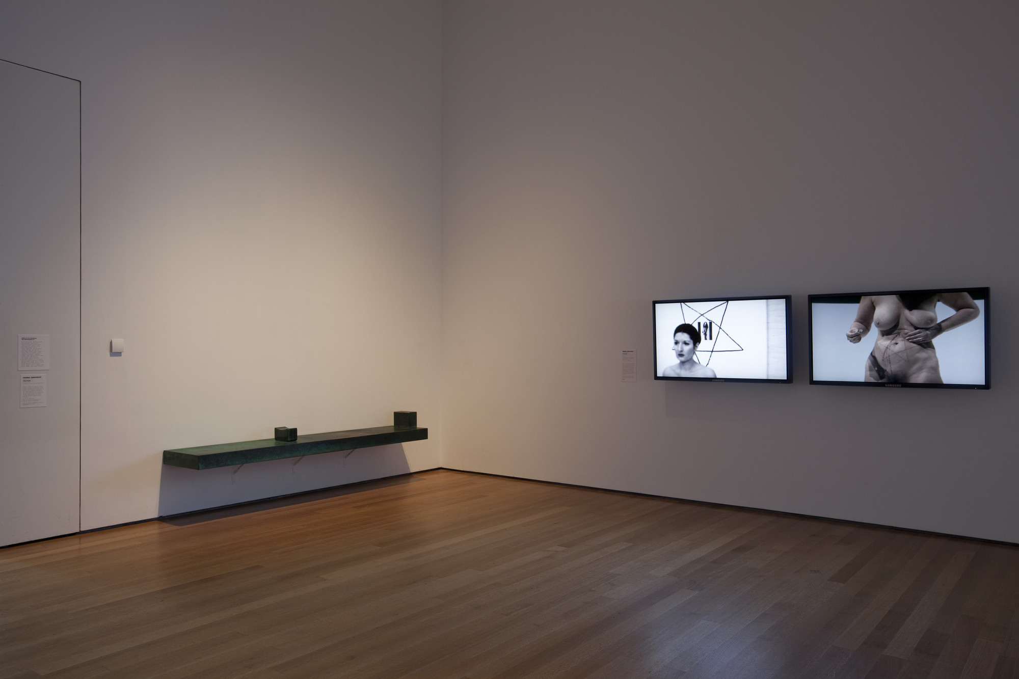 Installation view of the exhibition "Marina Abramović: The Artist is ...