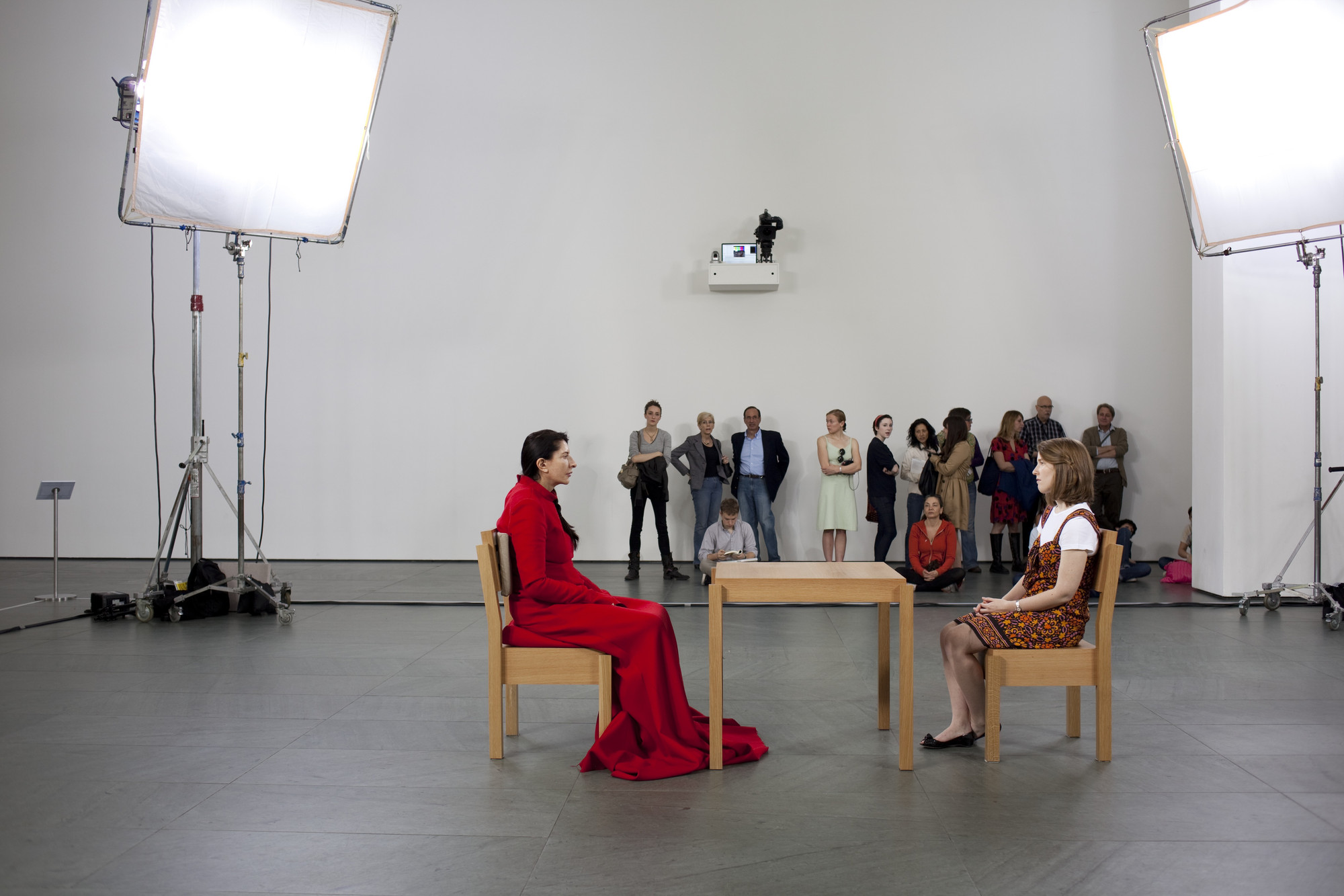 Installation view of the exhibition "Marina Abramović: The Artist is ...