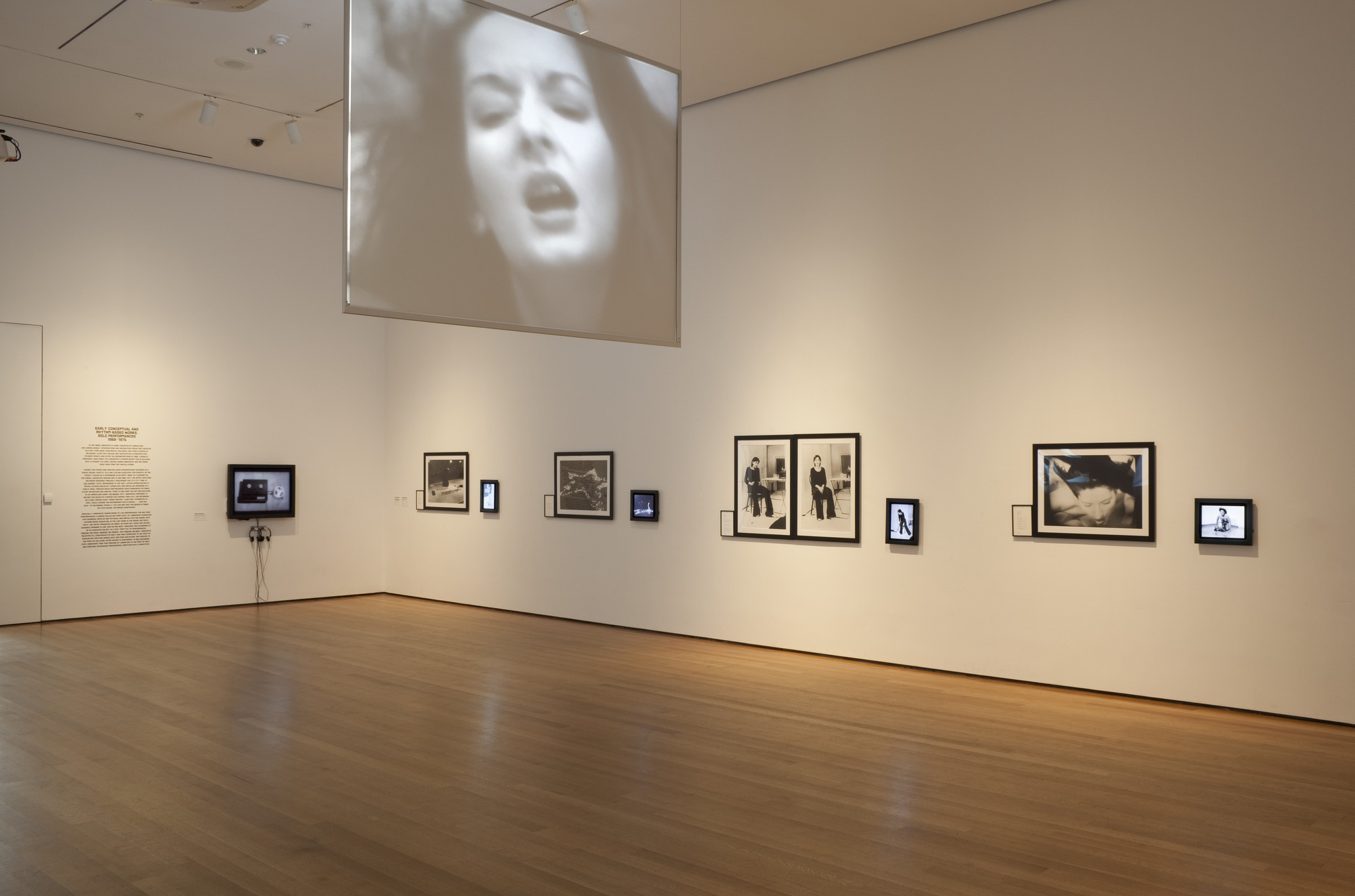 Installation view of the exhibition "Marina Abramović: The Artist is ...