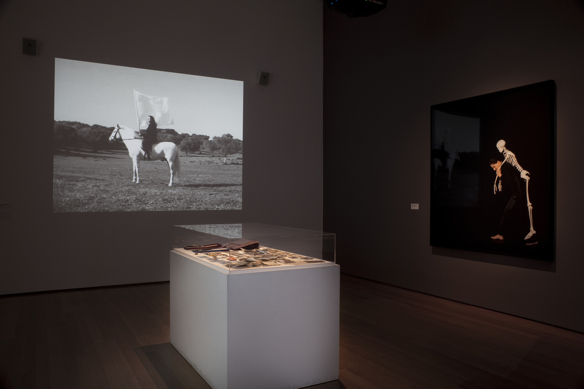 Installation view of the exhibition "Marina Abramović: The Artist is ...