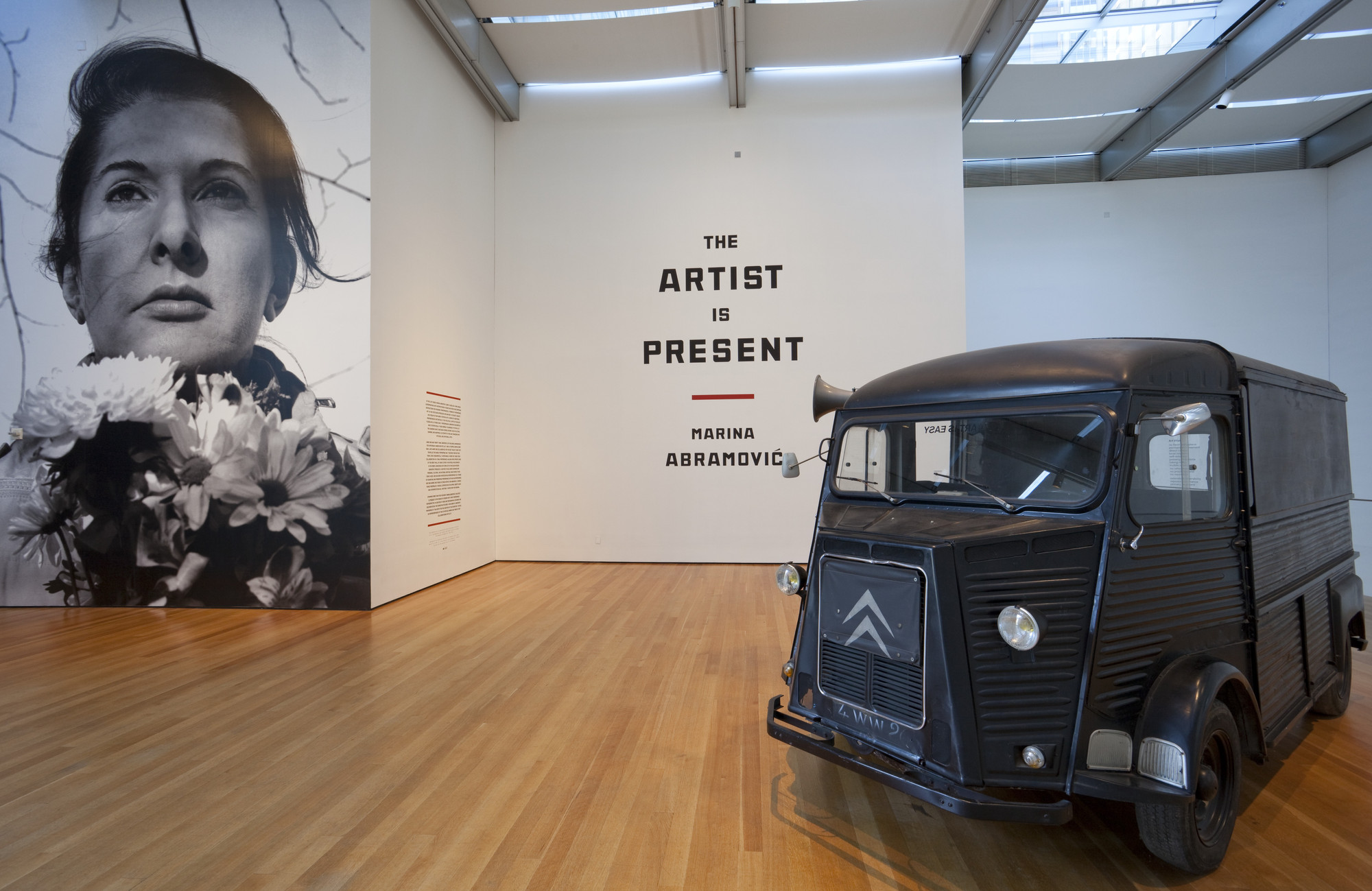 Installation view of the exhibition "Marina Abramović: The Artist is ...