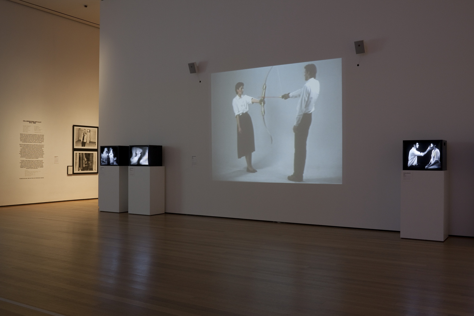 Installation view of the exhibition "Marina Abramović: The Artist is ...