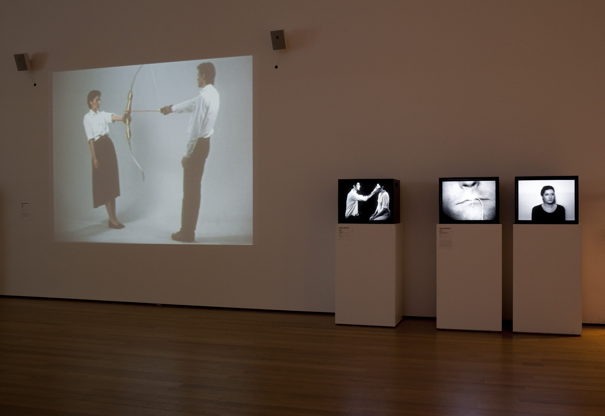 Installation view of the exhibition "Marina Abramović: The Artist is ...