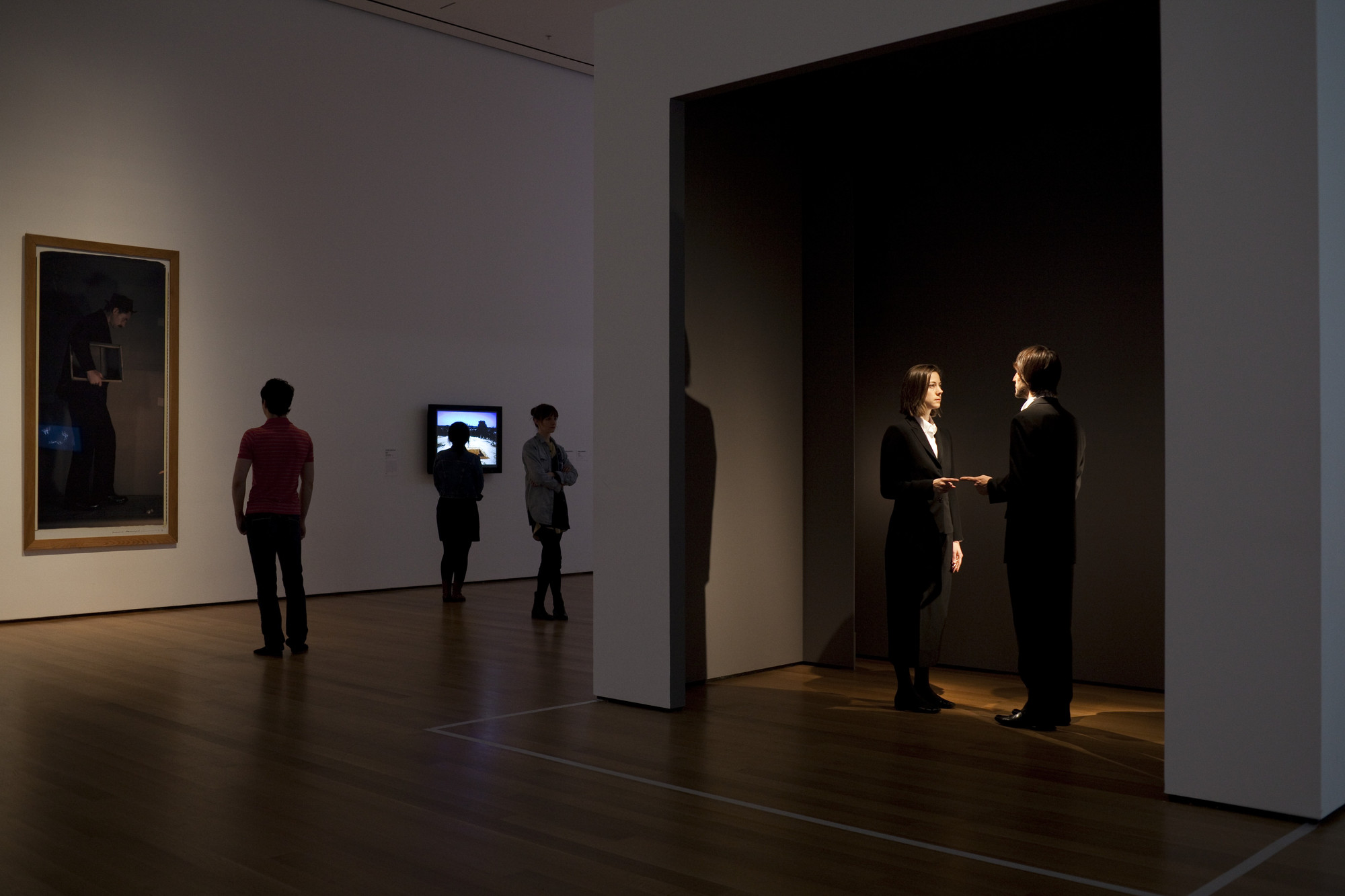 Installation view of the exhibition "Marina Abramović: The Artist is ...