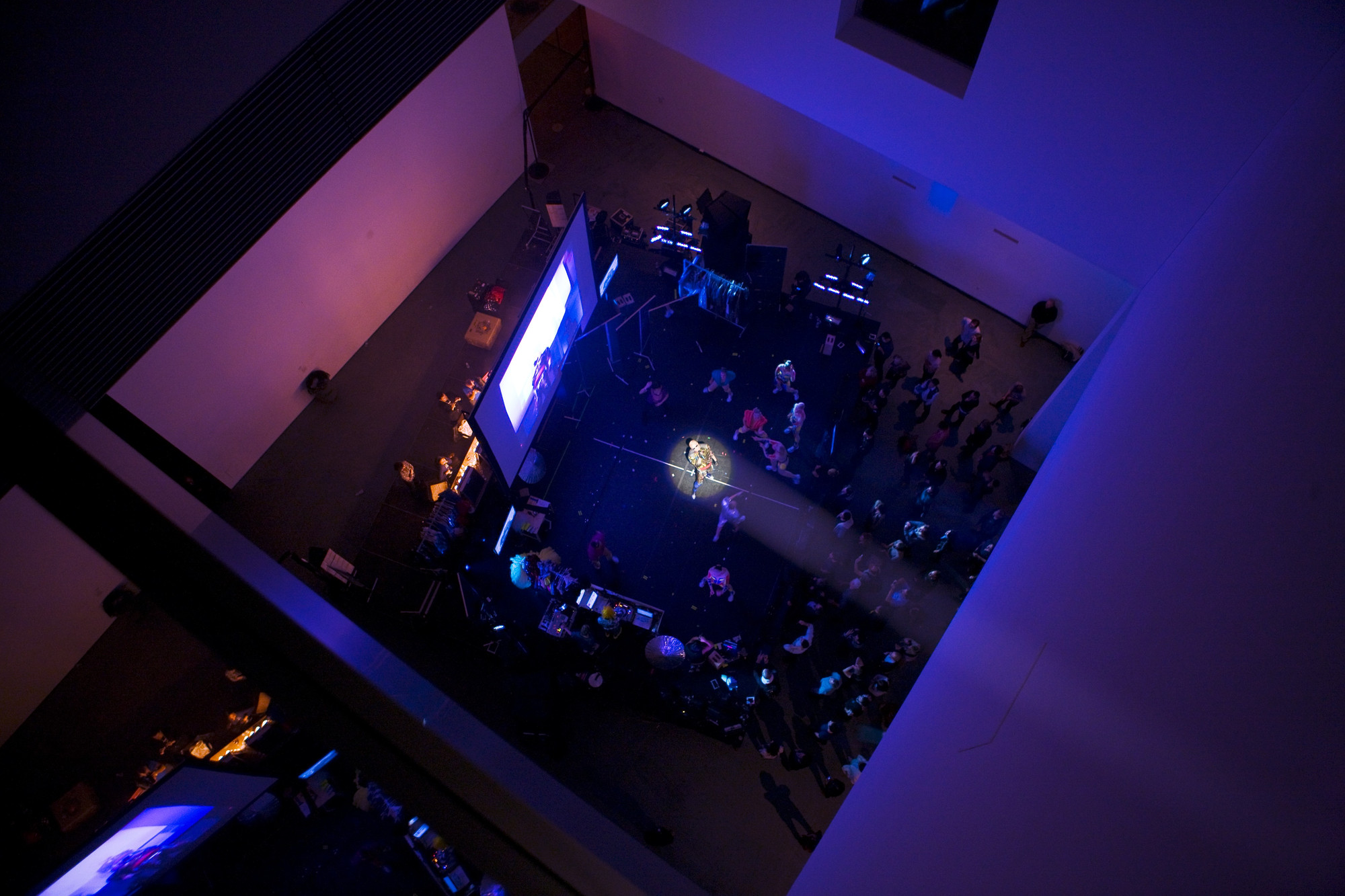 View of the performance, "Performance 6: Fischerspooner" | MoMA