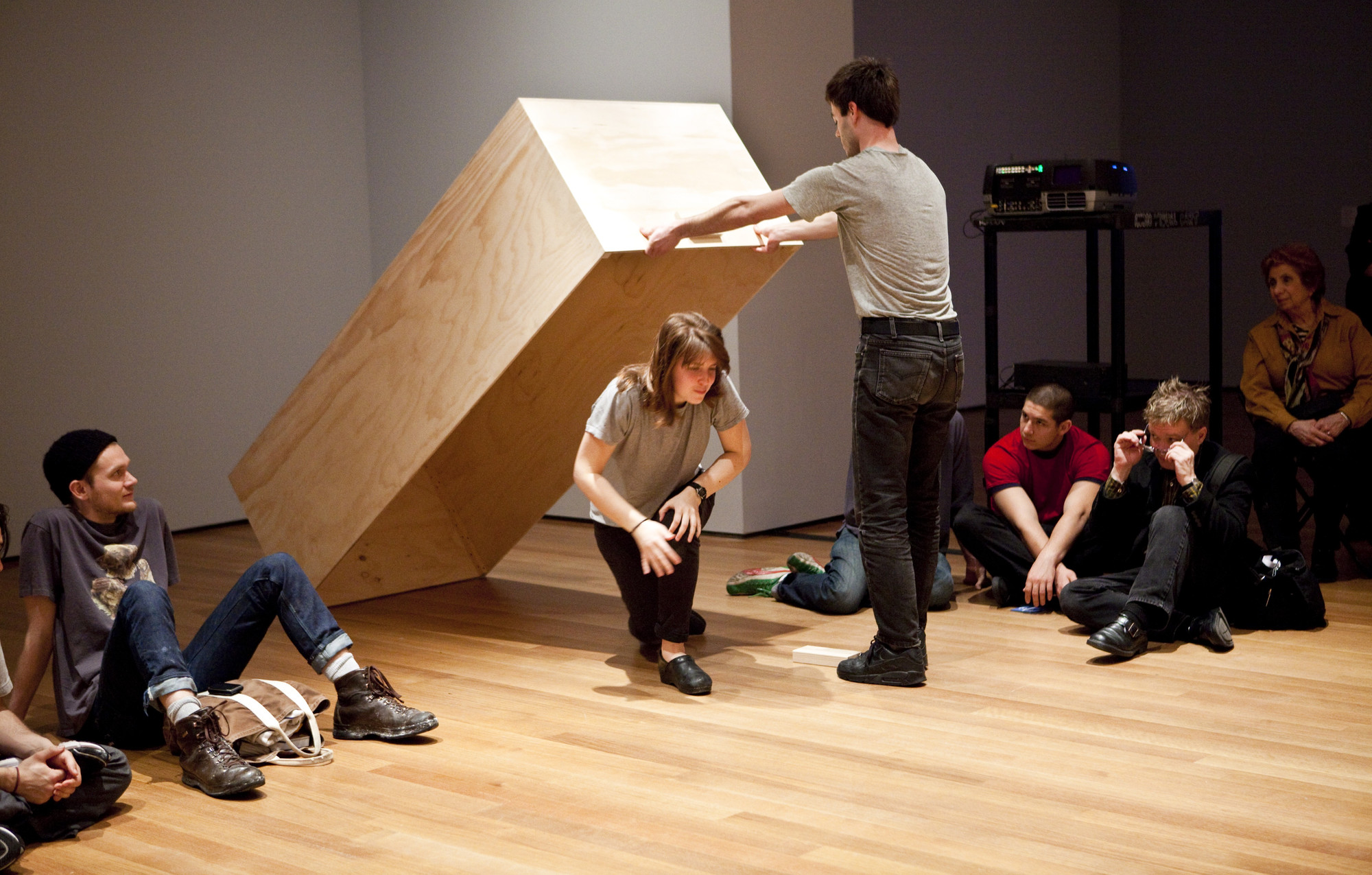View of the performance, "Performance 2: Simone Forti" | MoMA