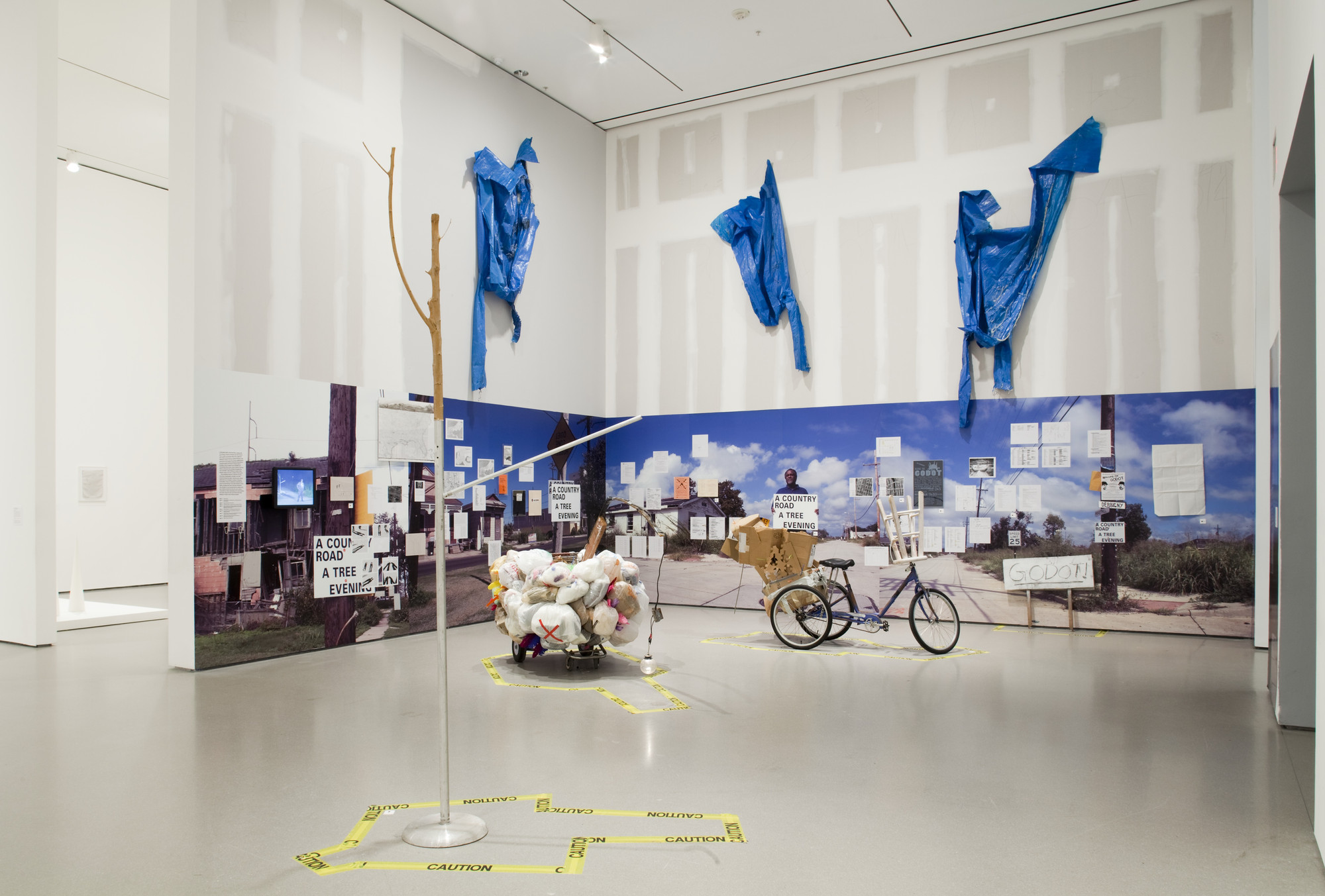 Installation view of the exhibition "Contemporary Art from the ...