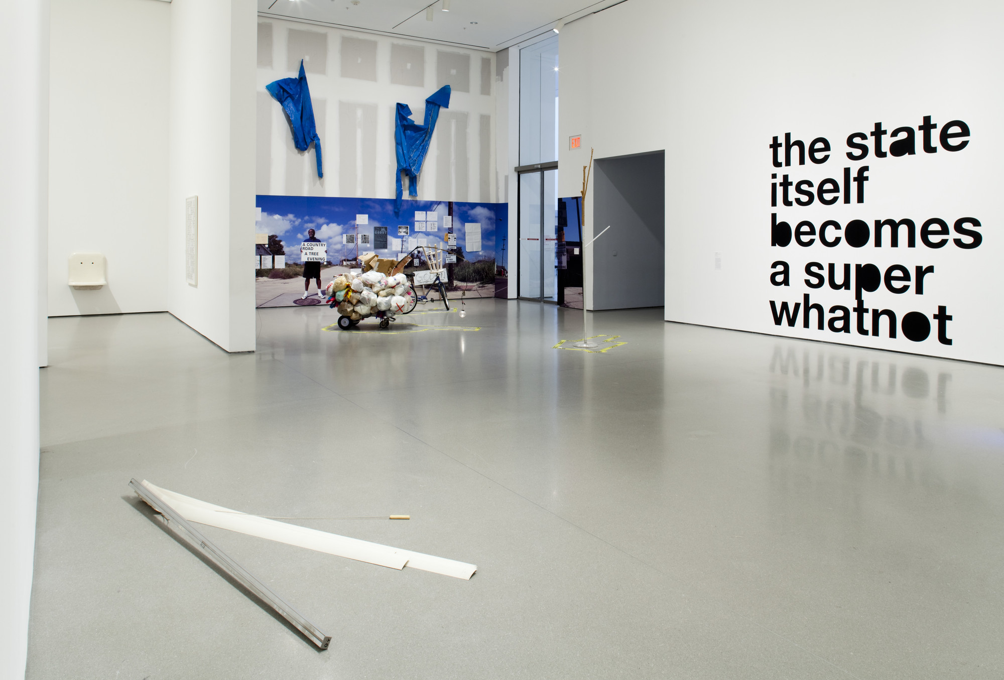 Installation view of the exhibition "Contemporary Art from the ...