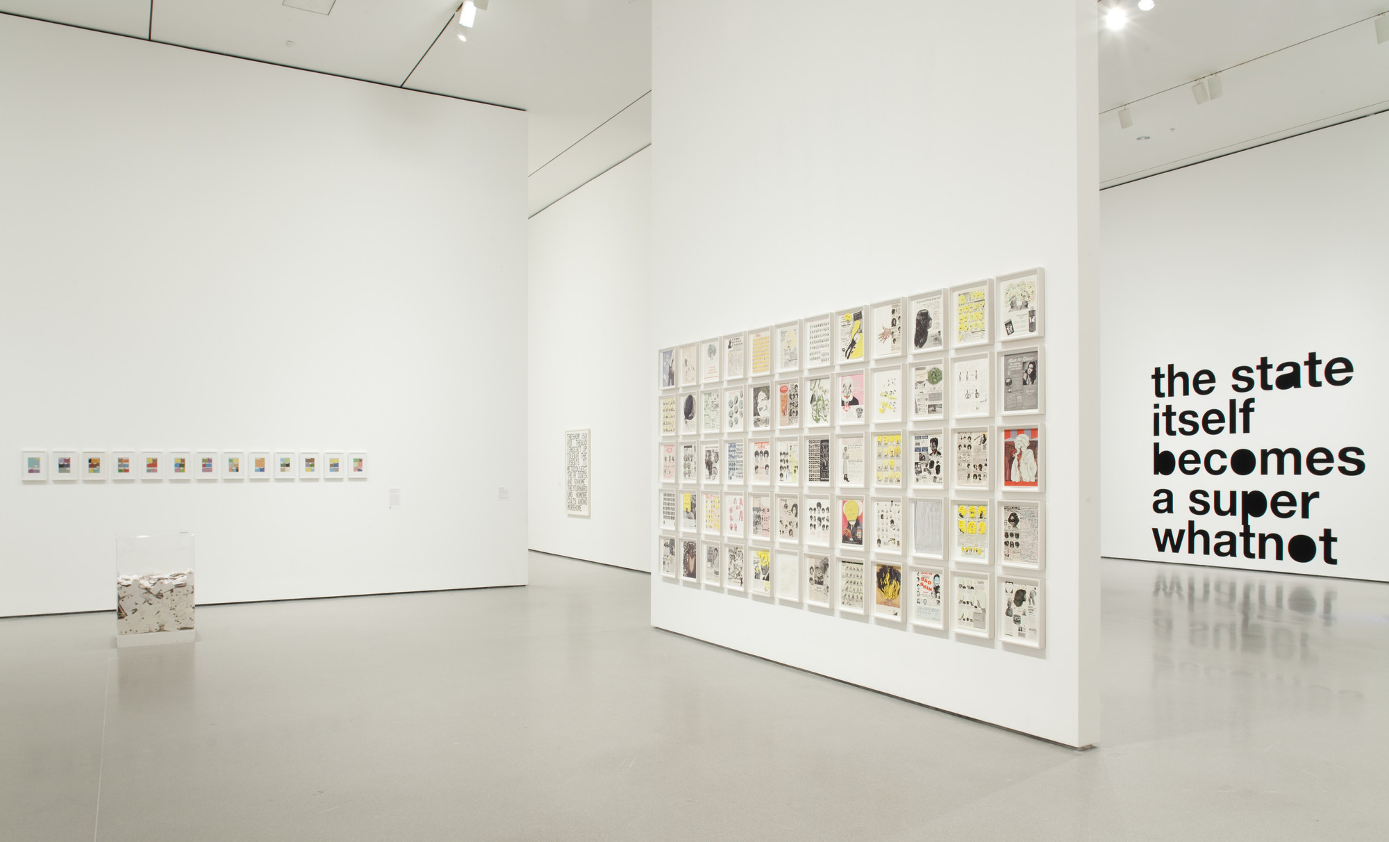 Installation view of the exhibition "Contemporary Art from the ...