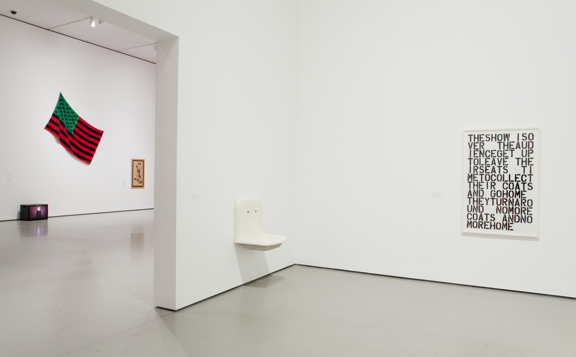 Installation view of the exhibition "Contemporary Art from the ...