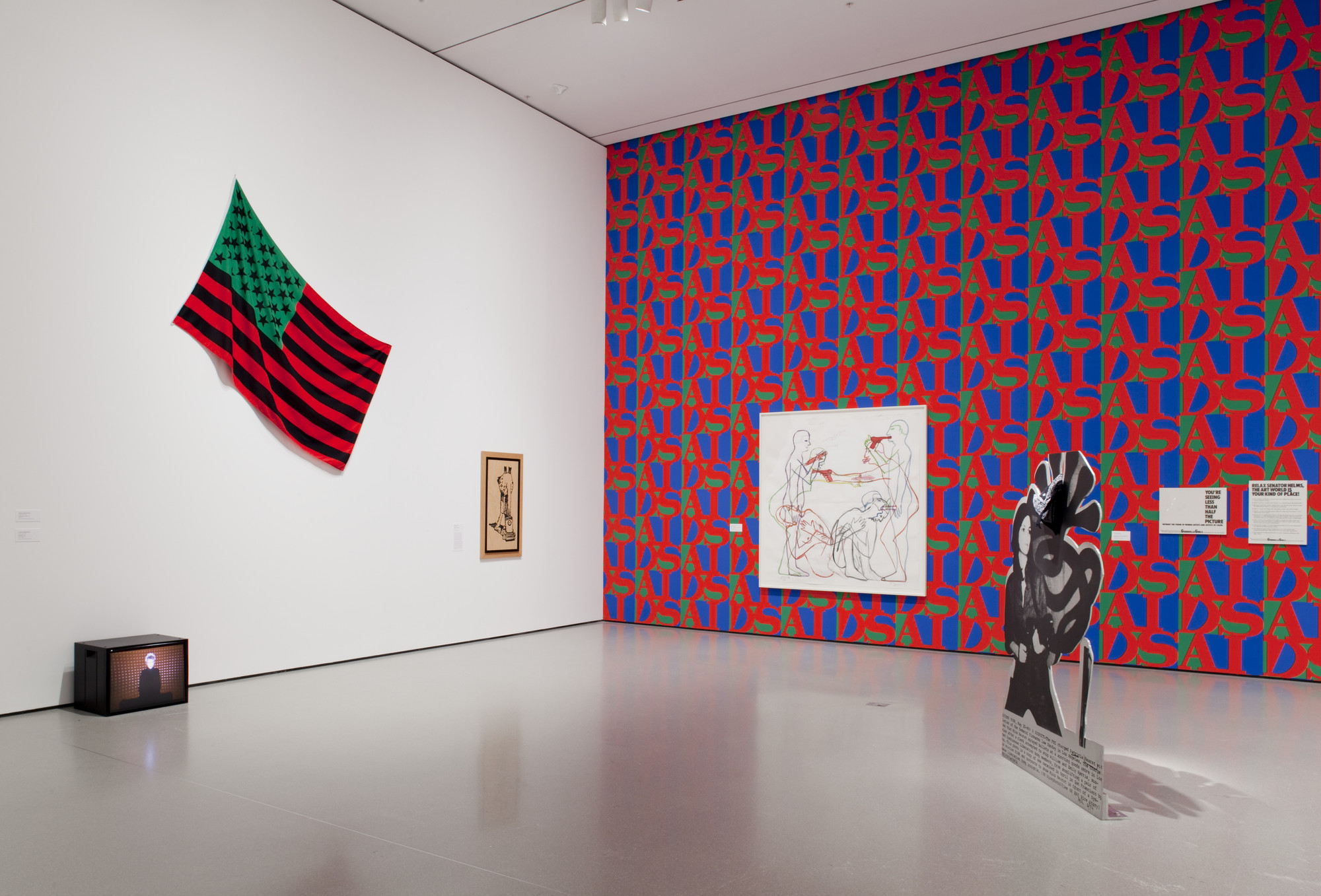 Installation view of the exhibition "Contemporary Art from the ...