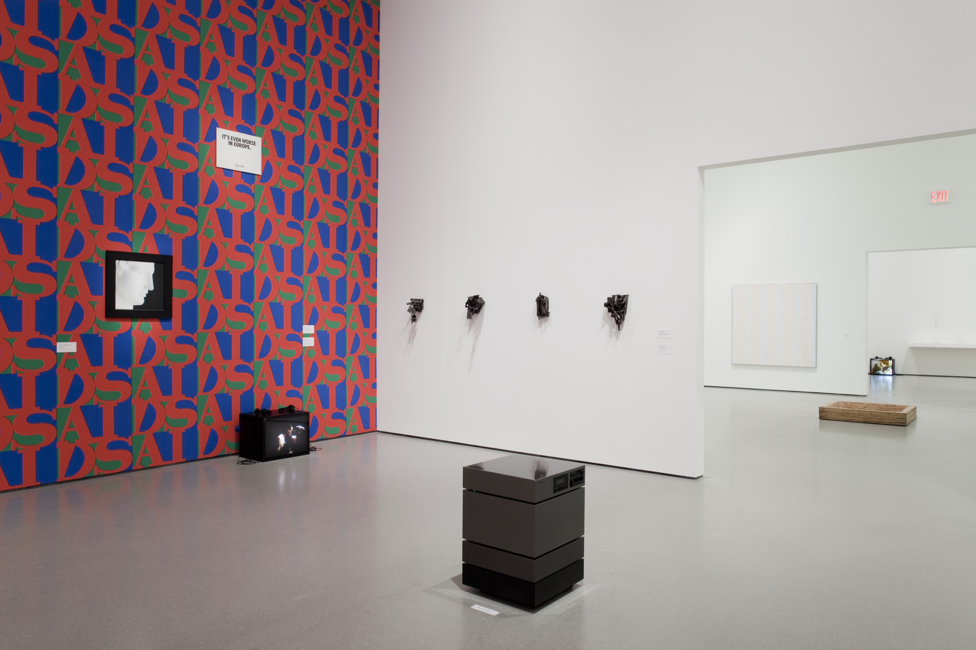 Installation view of the exhibition "Contemporary Art from the ...