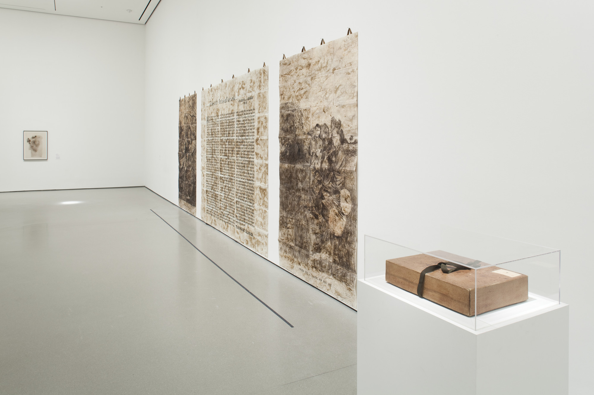 Installation view of the exhibition "Contemporary Art from the ...