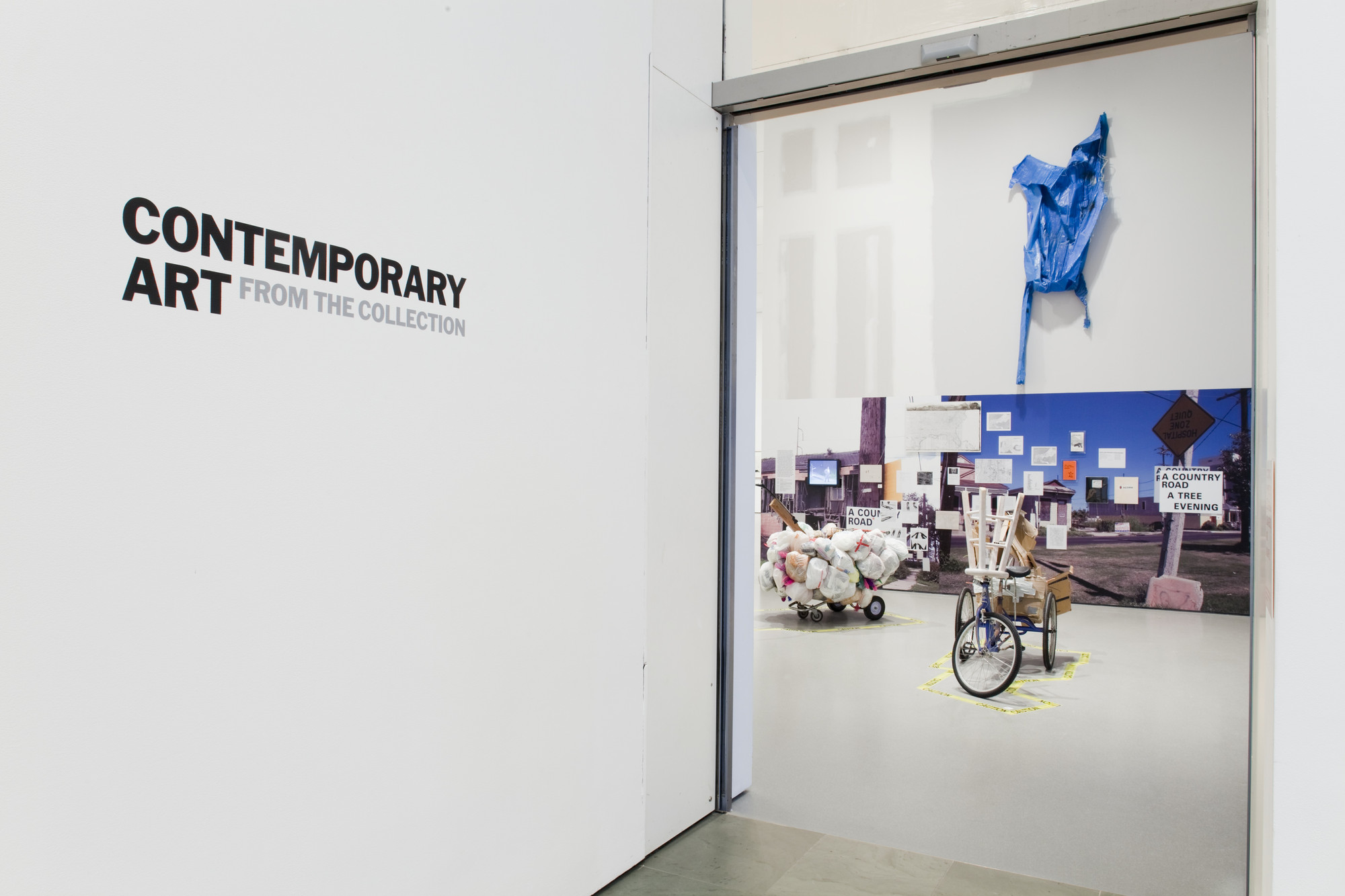 Installation view of the exhibition "Contemporary Art from the ...