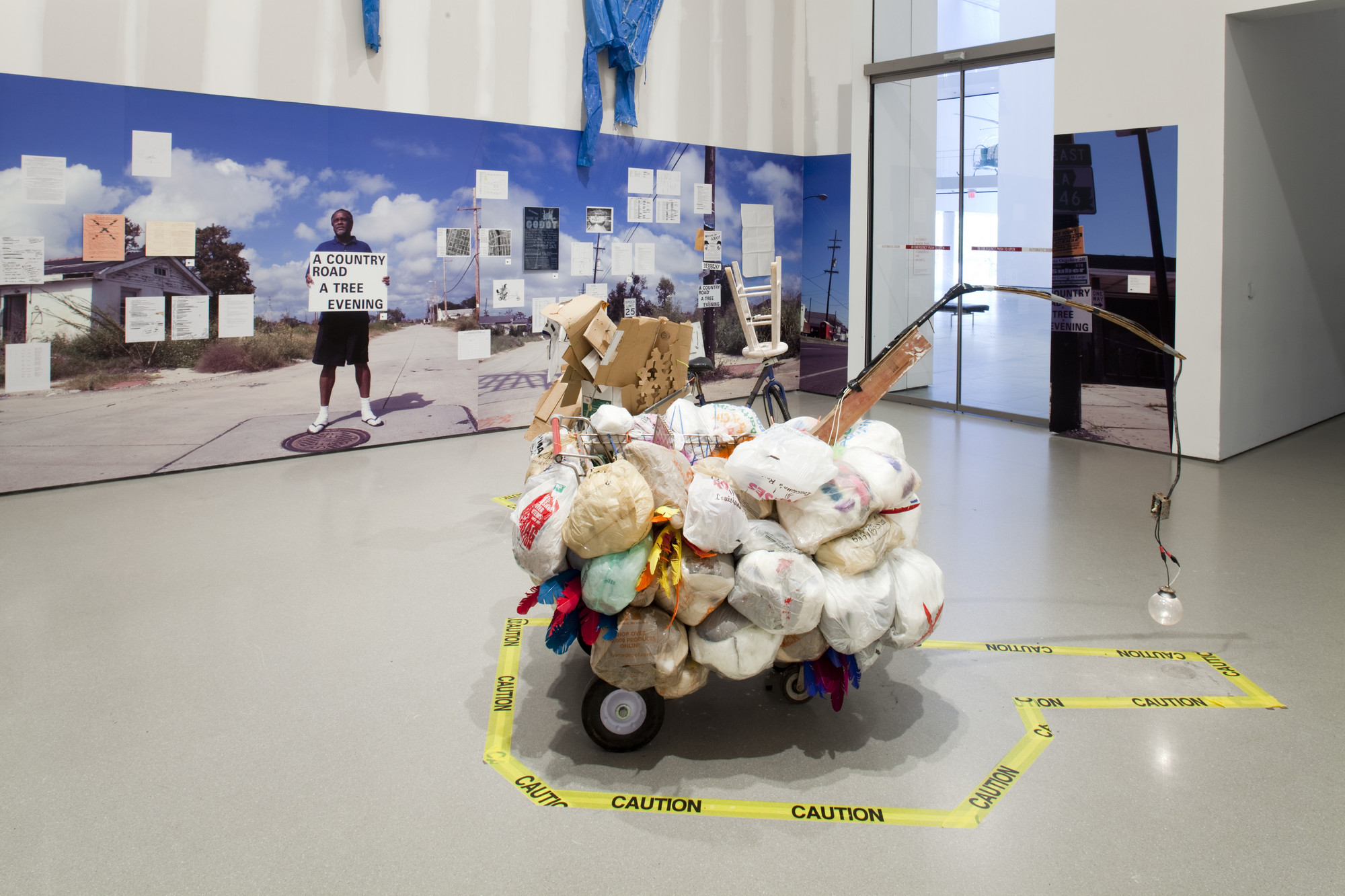 Installation view of the exhibition "Contemporary Art from the ...
