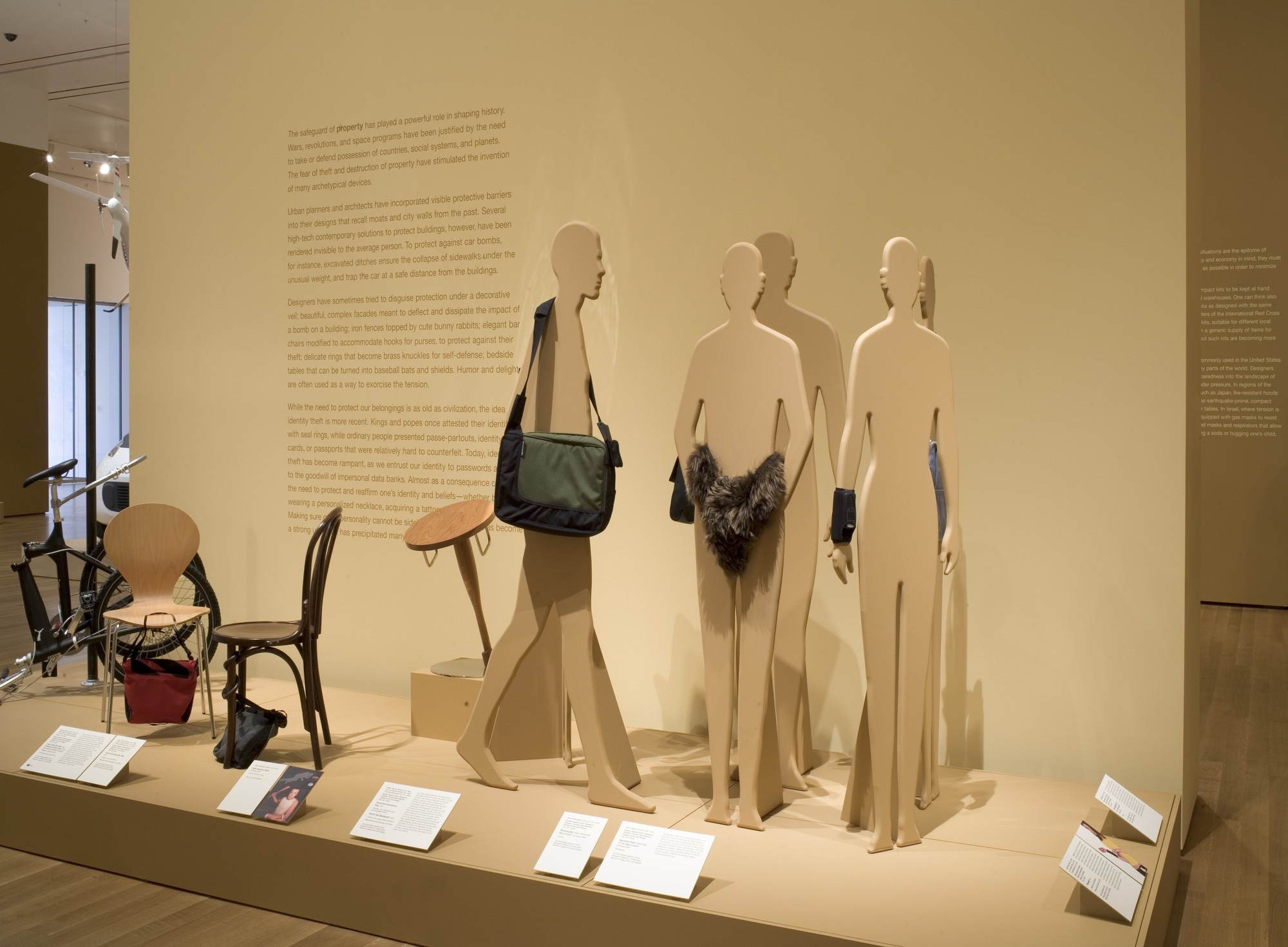 Installation view of the exhibition "Safe: Design Takes on Risk" | MoMA