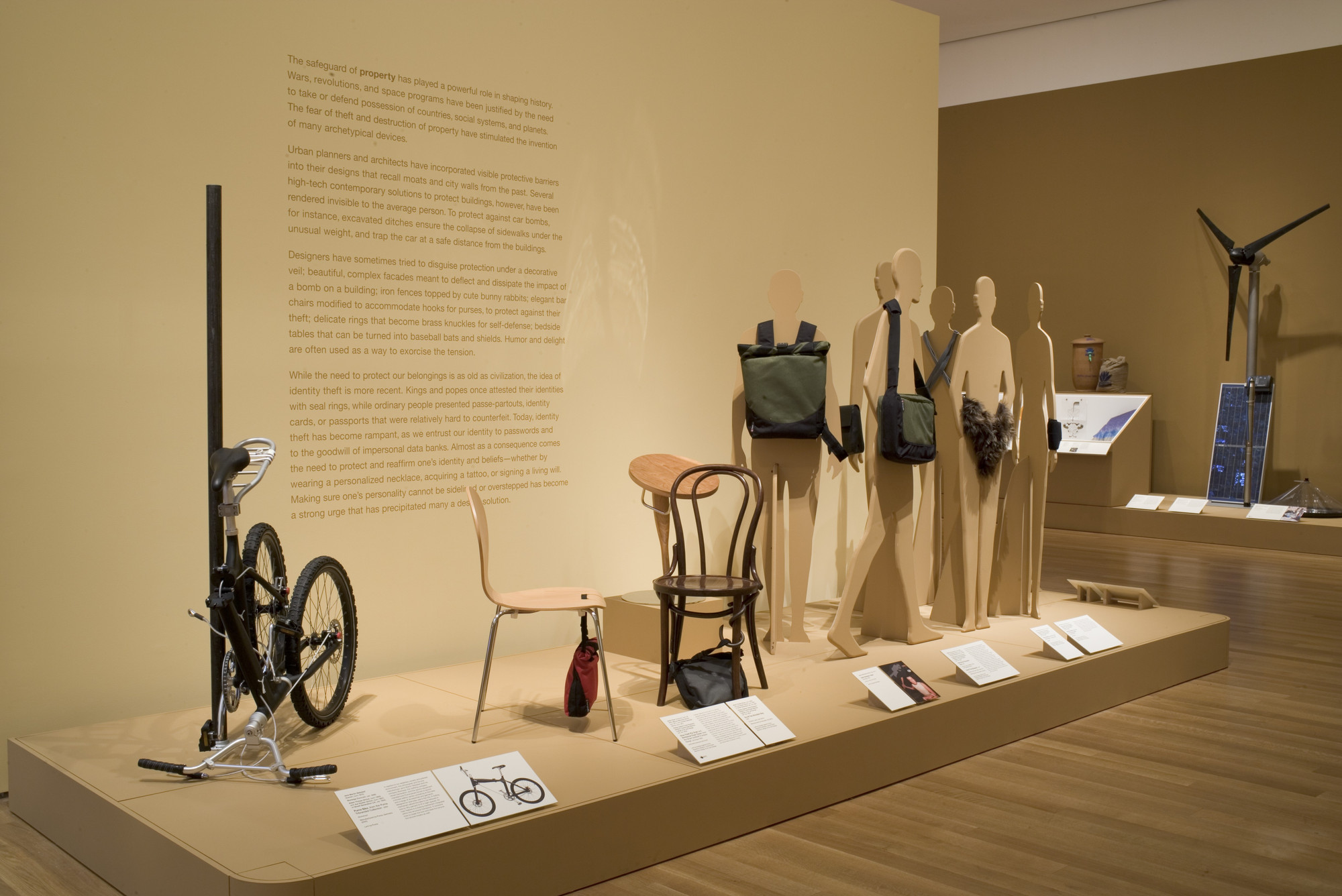 Installation view of the exhibition "Safe: Design Takes on Risk" | MoMA
