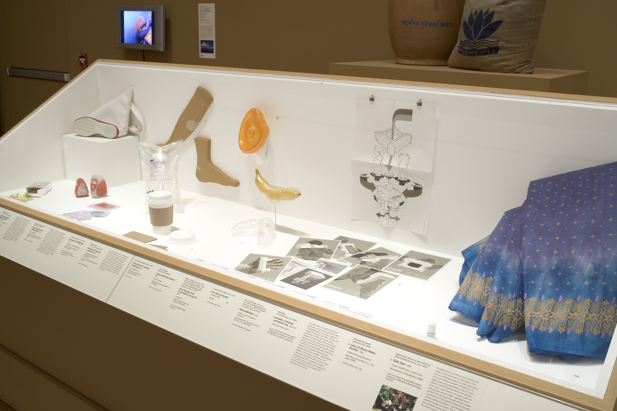 Installation view of the exhibition "Safe: Design Takes on Risk" | MoMA
