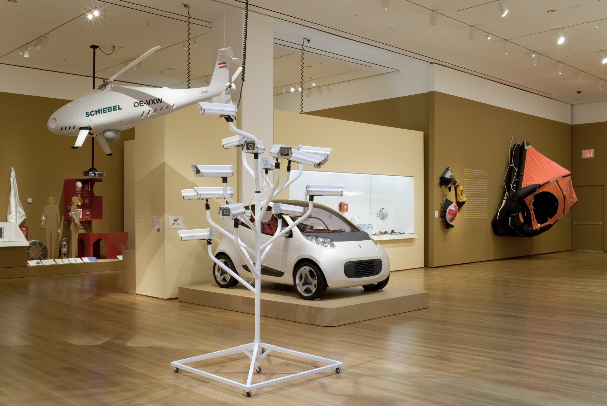 Installation view of the exhibition "Safe: Design Takes on Risk" | MoMA