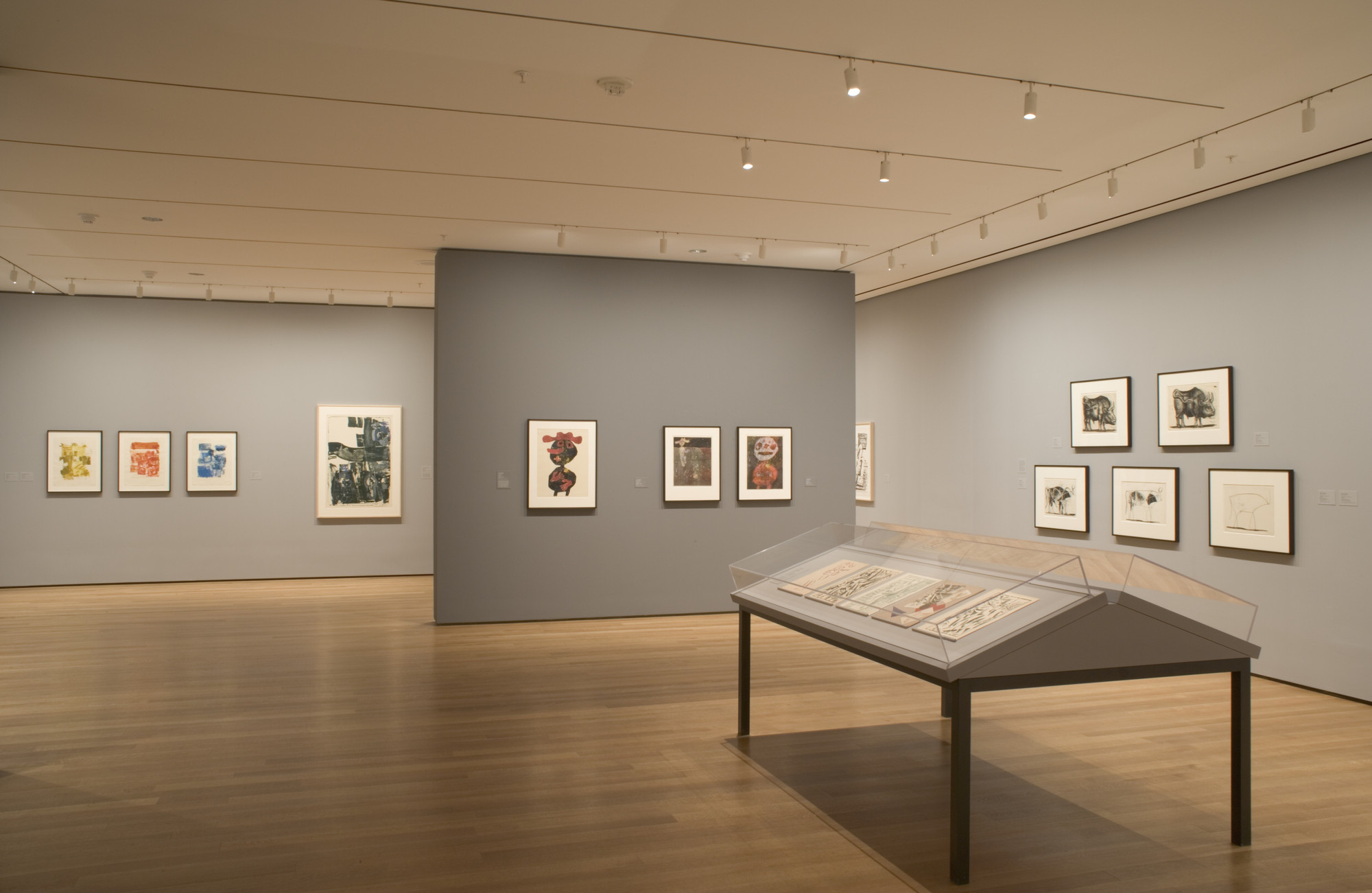 Installation view of the exhibition "Between Representation and ...