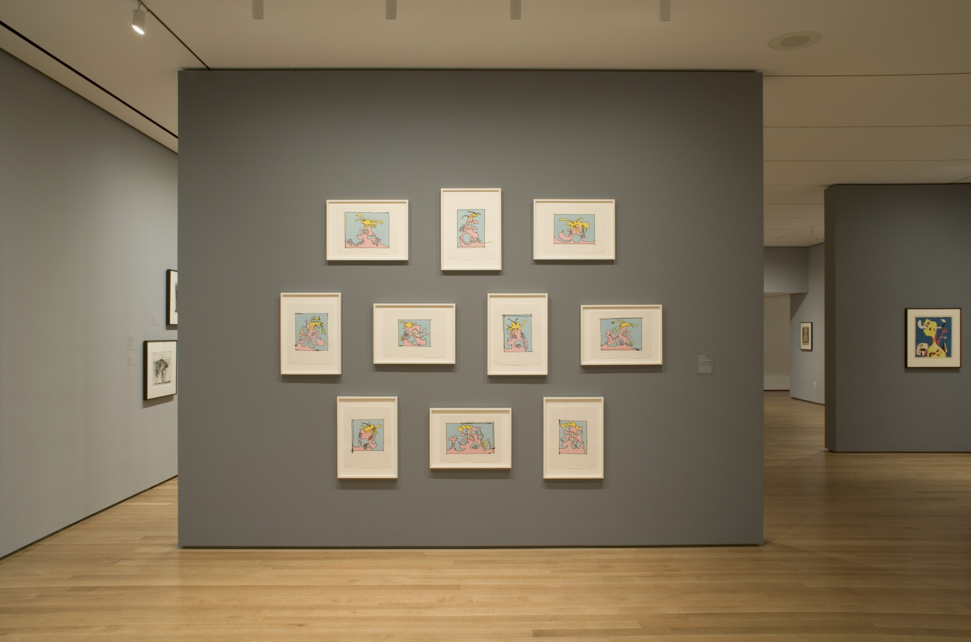 Installation view of the exhibition "Between Representation and ...