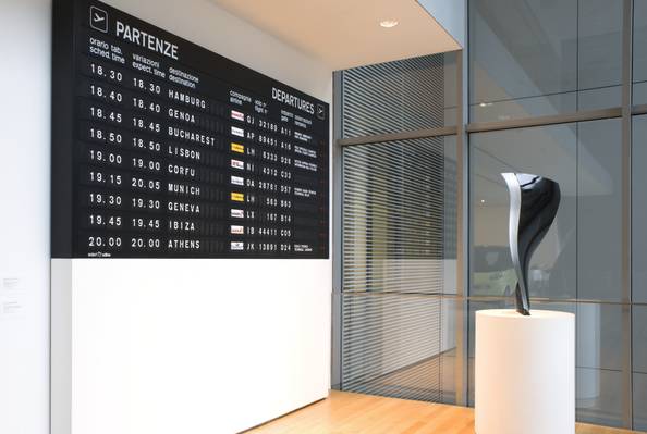 Solari di Udine, Italy. Split Flap Board Flight Information Display ...