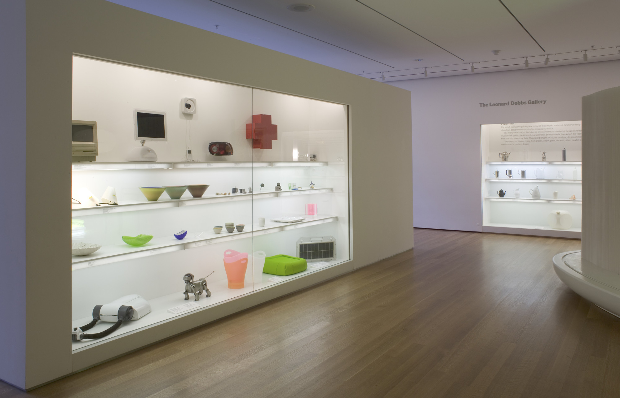 Installation view of the exhibition "Architecture and Design: Rotation ...