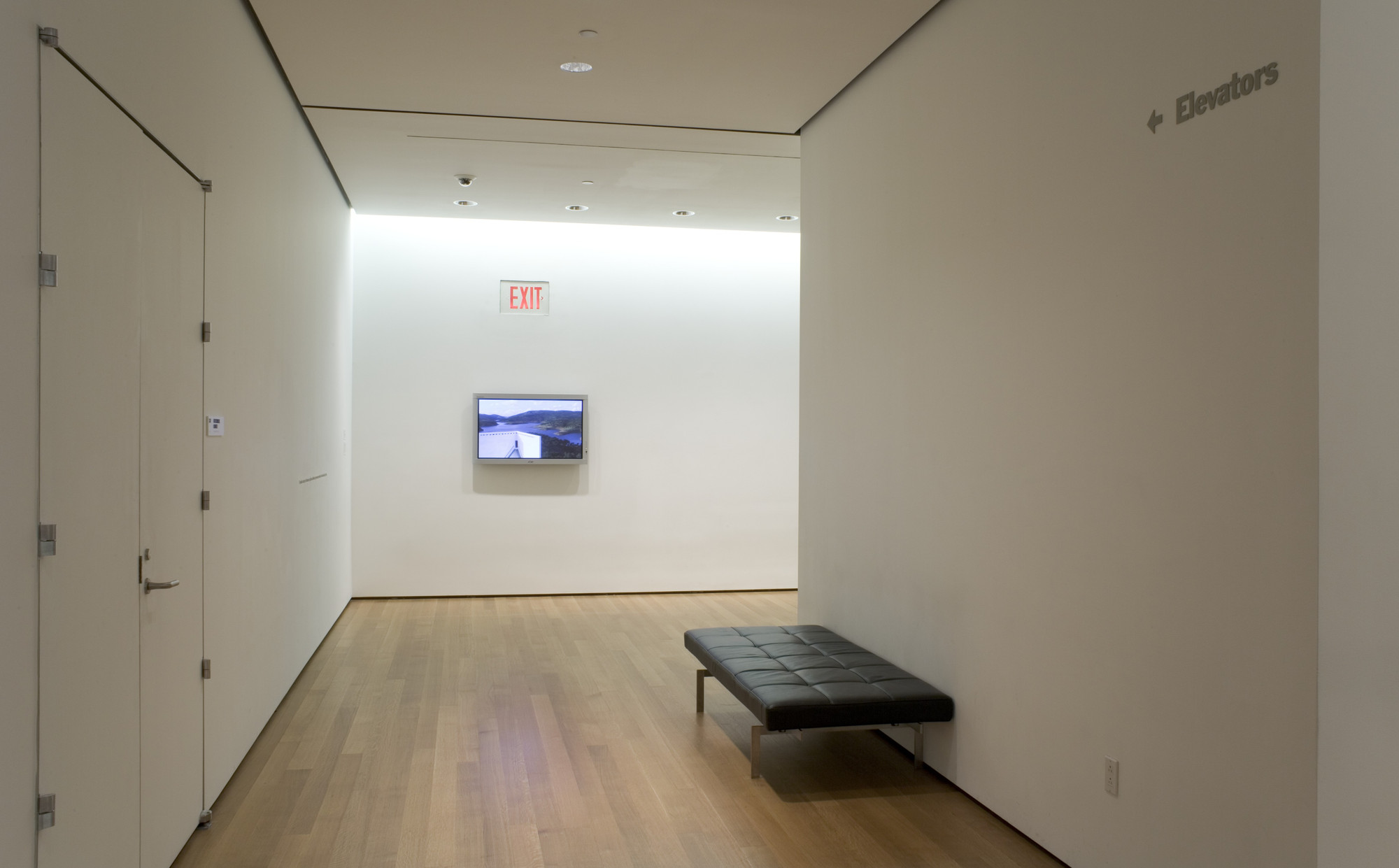 Installation view of the exhibition "Architecture and Design: Rotation ...