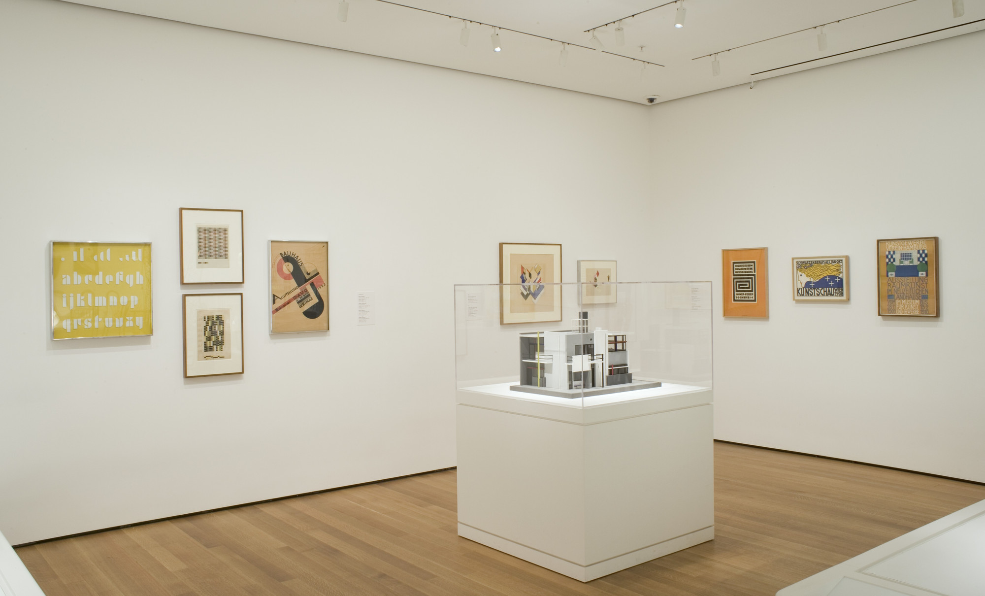 Installation view of the exhibition "Architecture and Design: Rotation ...