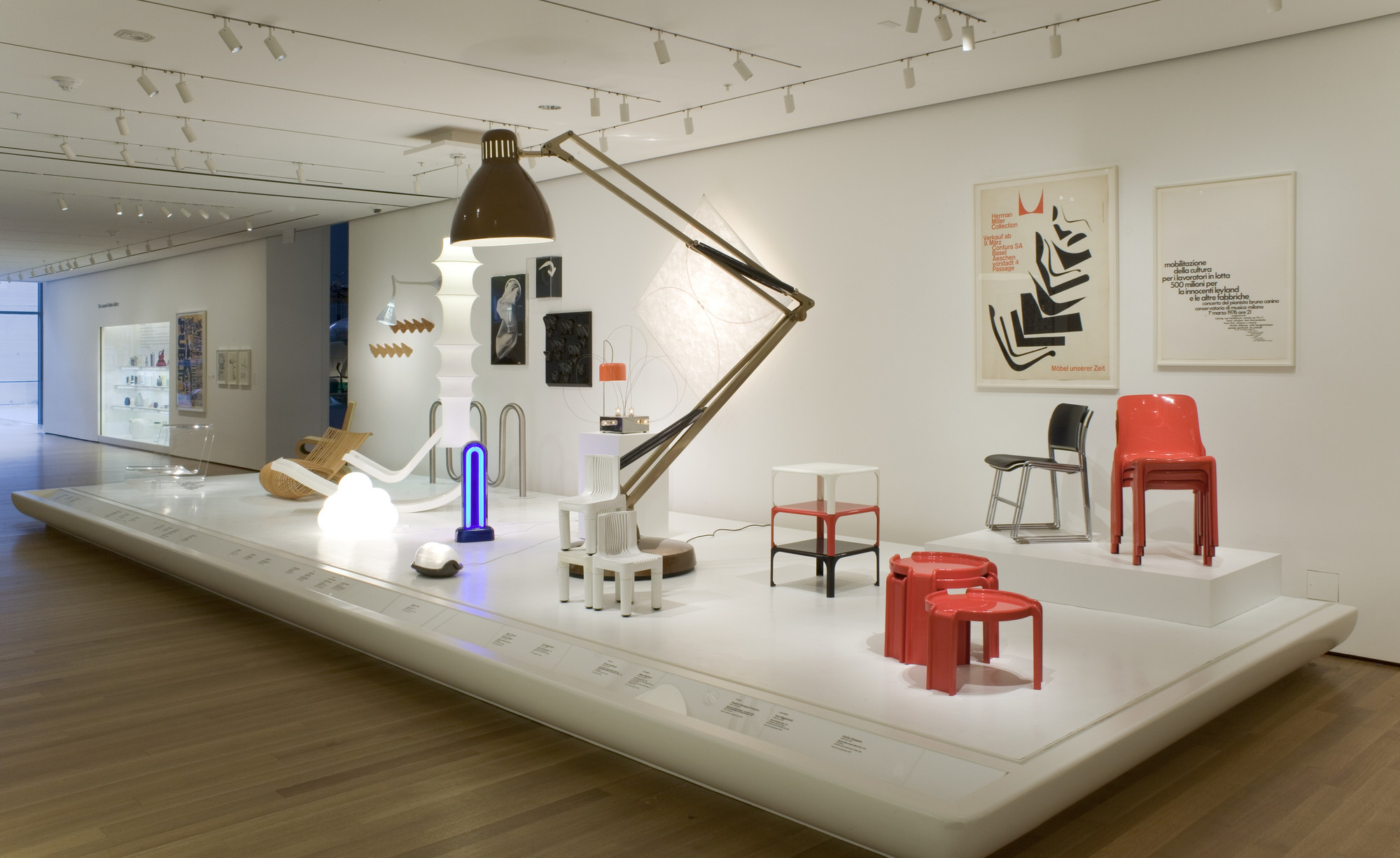 Installation view of the exhibition Architecture and Design Rotation 2 MoMA