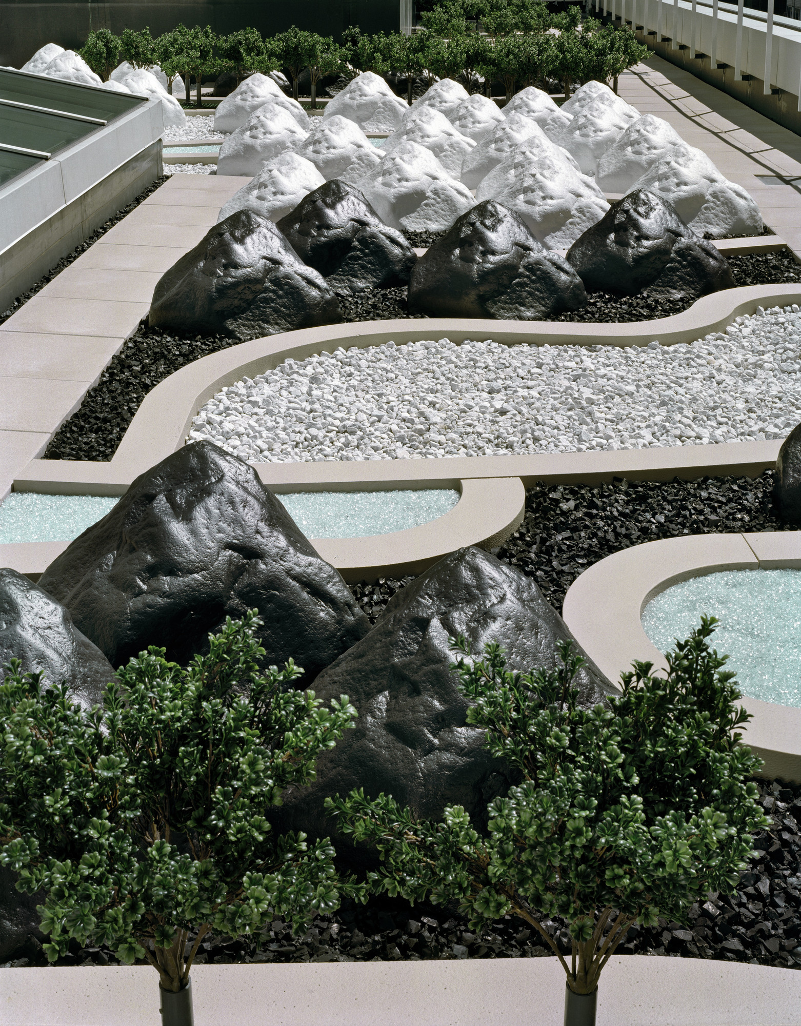 The Museum of Modern Art Roof Garden (2003-2005), represented in the ...