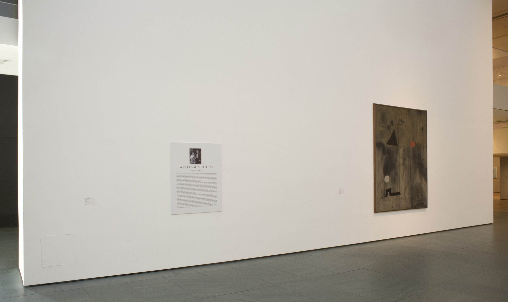 Installation view of the exhibition "William S. Rubin Memorial" | MoMA