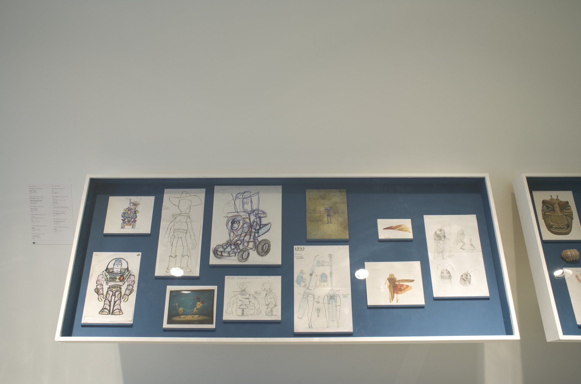 Installation view of the exhibition "Pixar: 20 Years of Animation" | MoMA