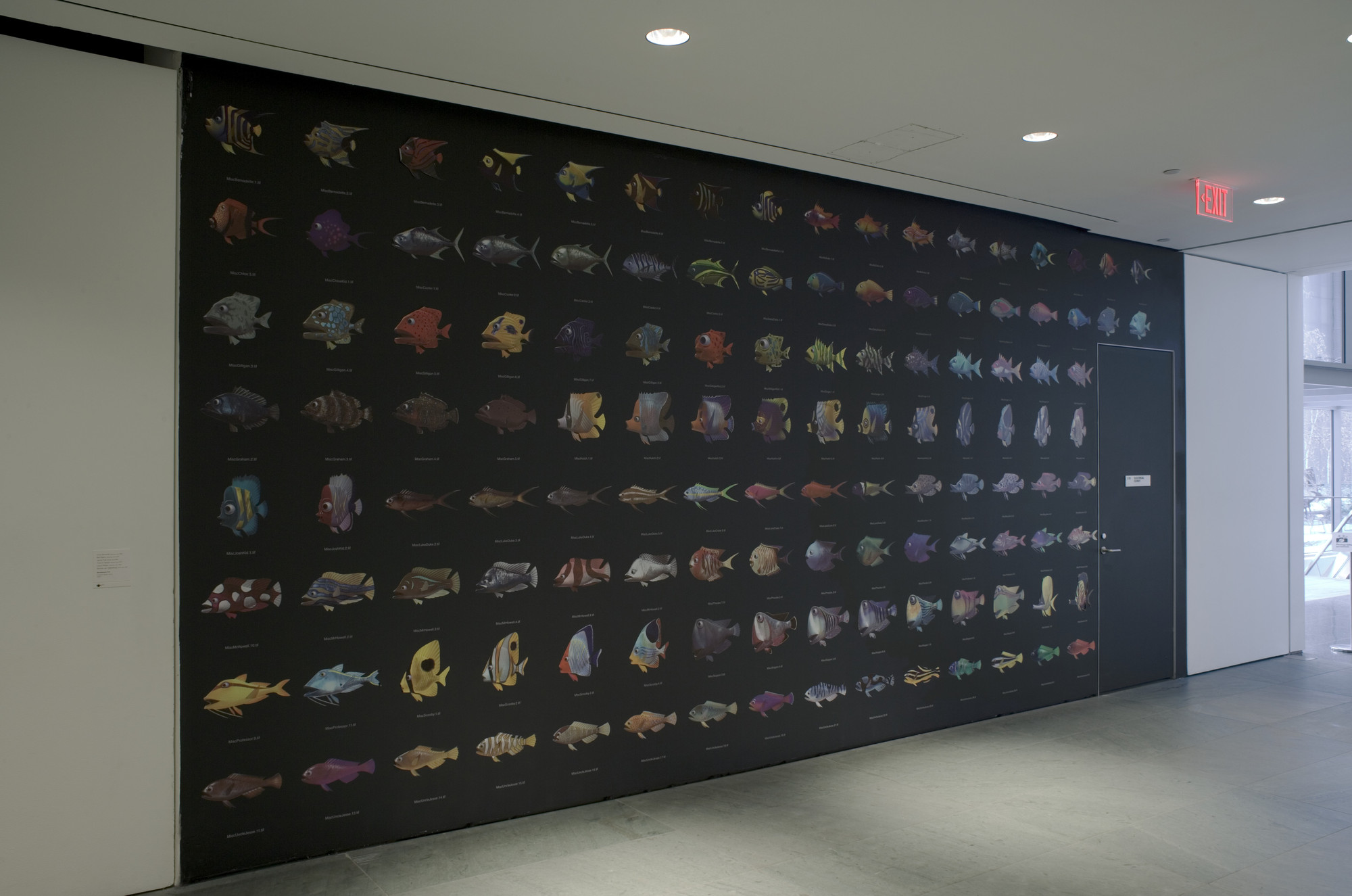 Installation view of the exhibition "Pixar: 20 Years of Animation" | MoMA