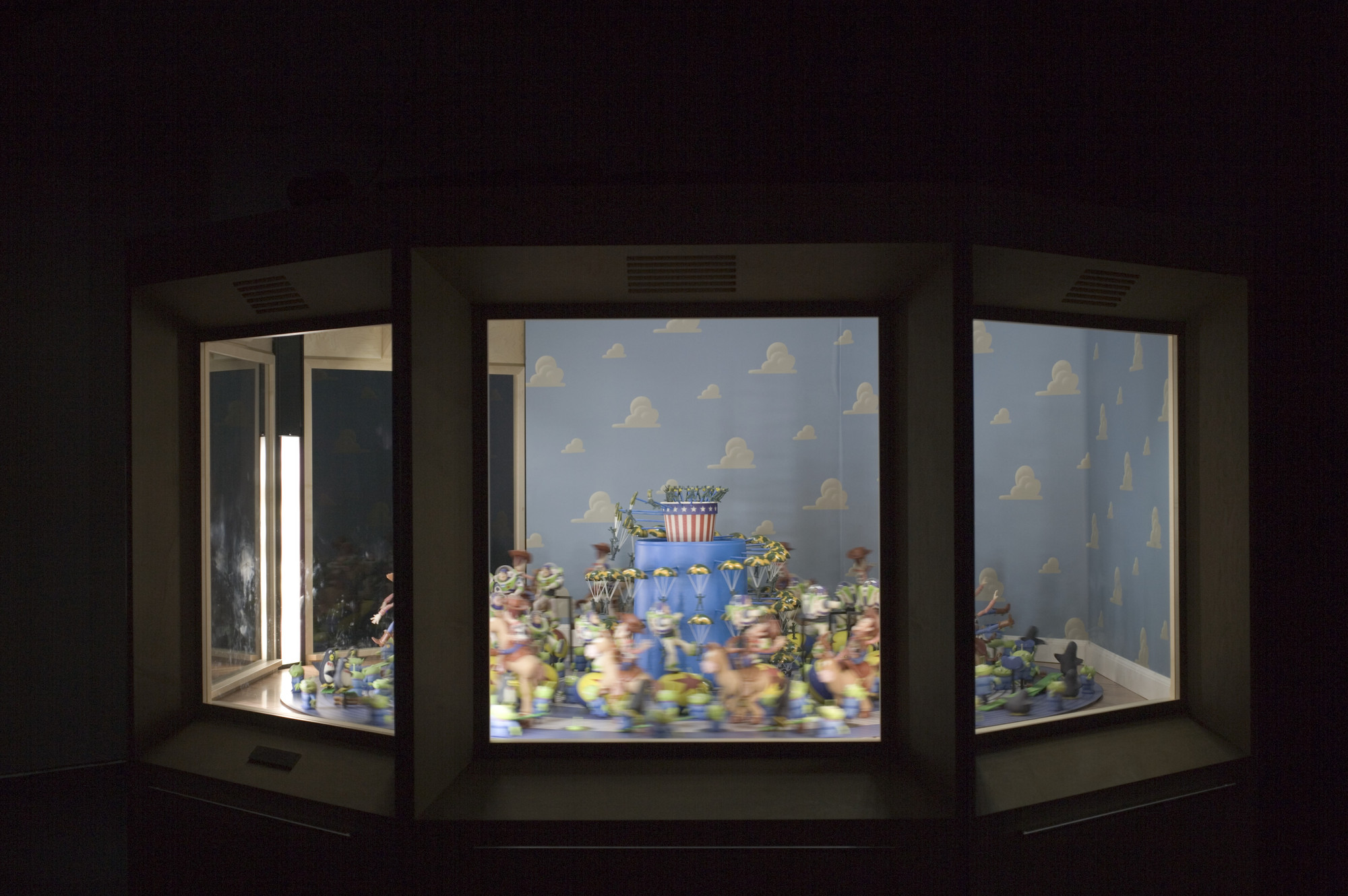 Installation view of the exhibition "Pixar: 20 Years of Animation" | MoMA