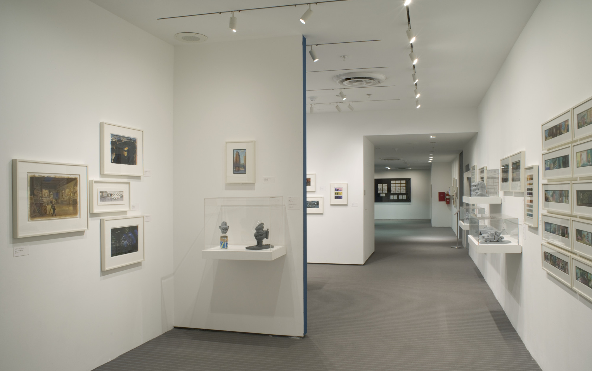 Installation view of the exhibition "Pixar: 20 Years of Animation" | MoMA