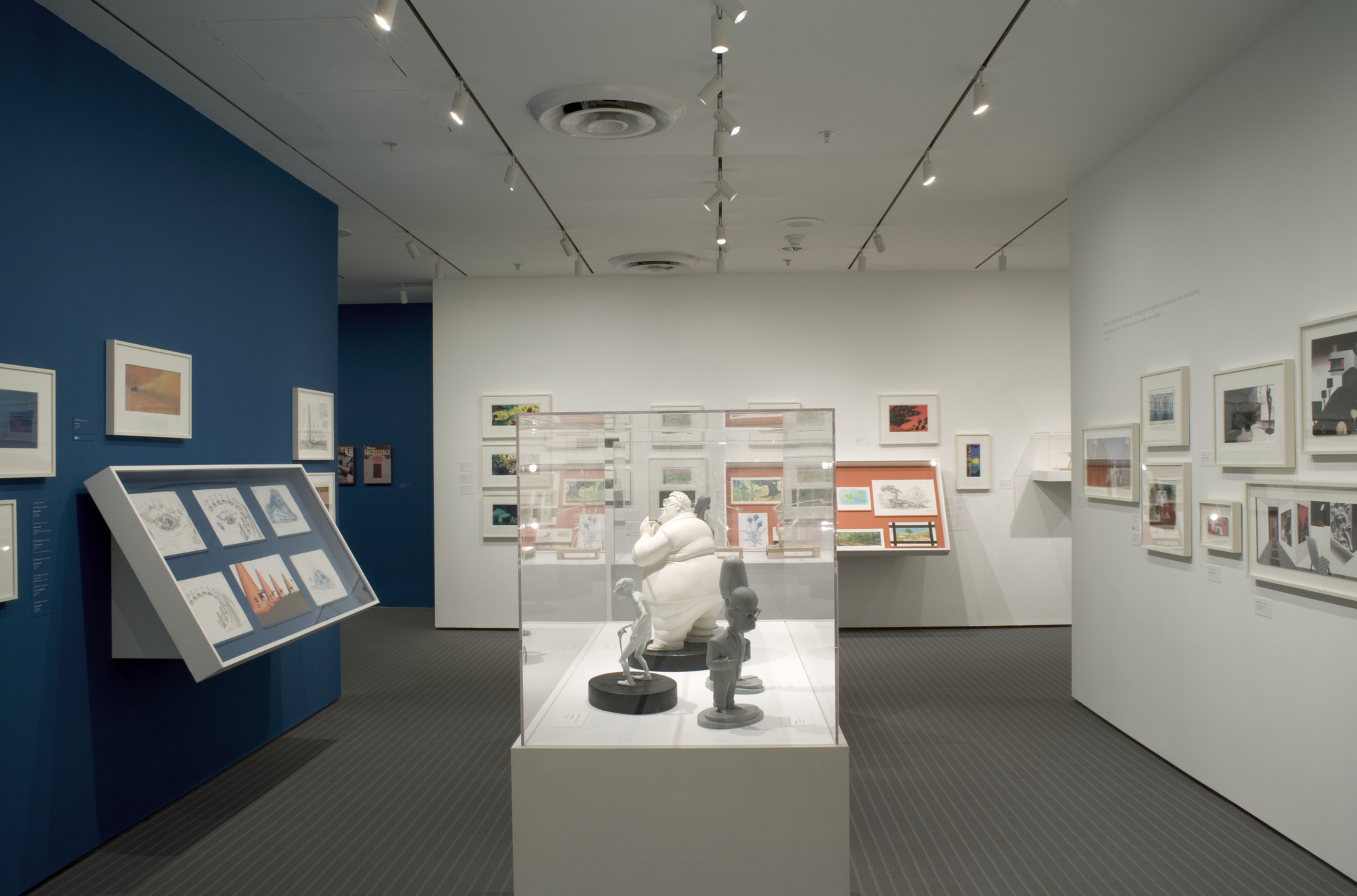 Installation view of the exhibition "Pixar: 20 Years of Animation" | MoMA