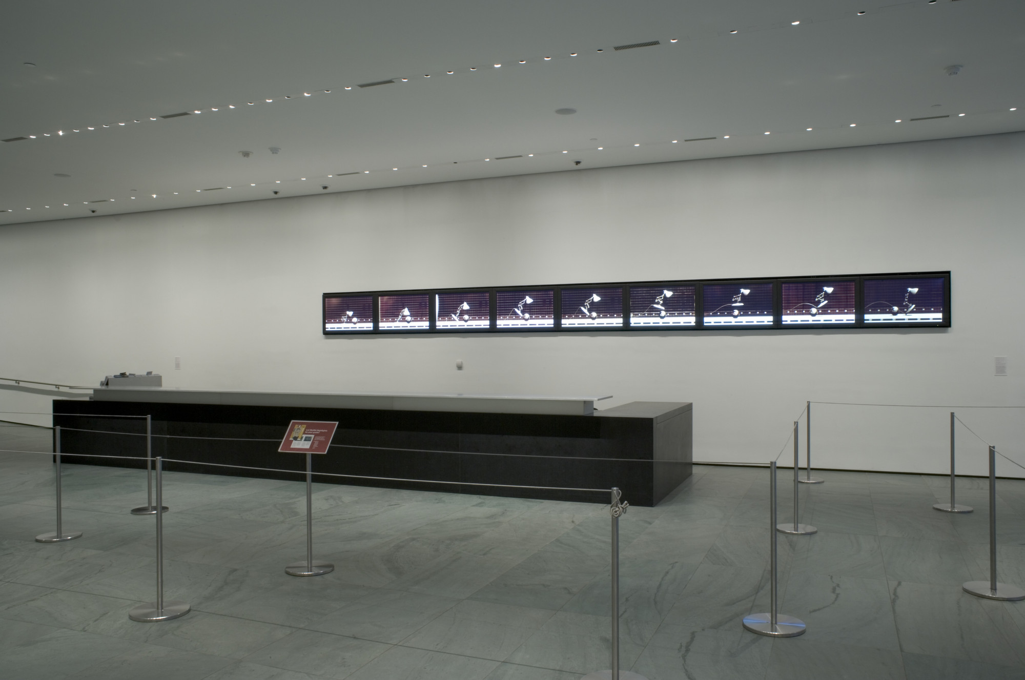 Installation view of the exhibition "Pixar: 20 Years of Animation" | MoMA