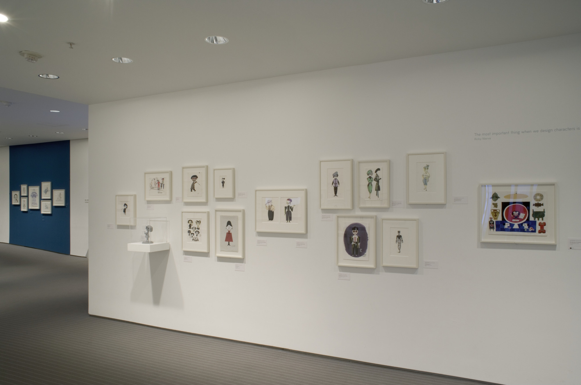 Installation view of the exhibition "Pixar: 20 Years of Animation" | MoMA