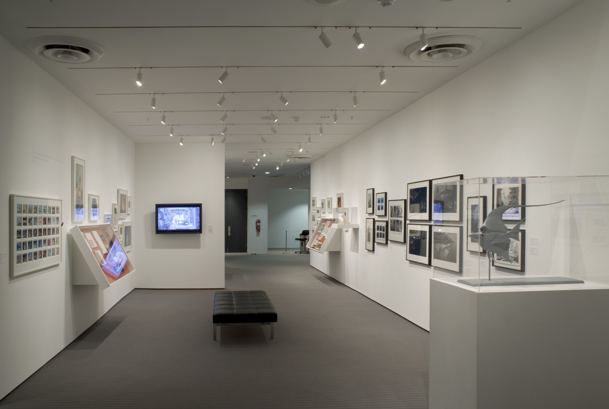 Installation view of the exhibition "Pixar: 20 Years of Animation" | MoMA
