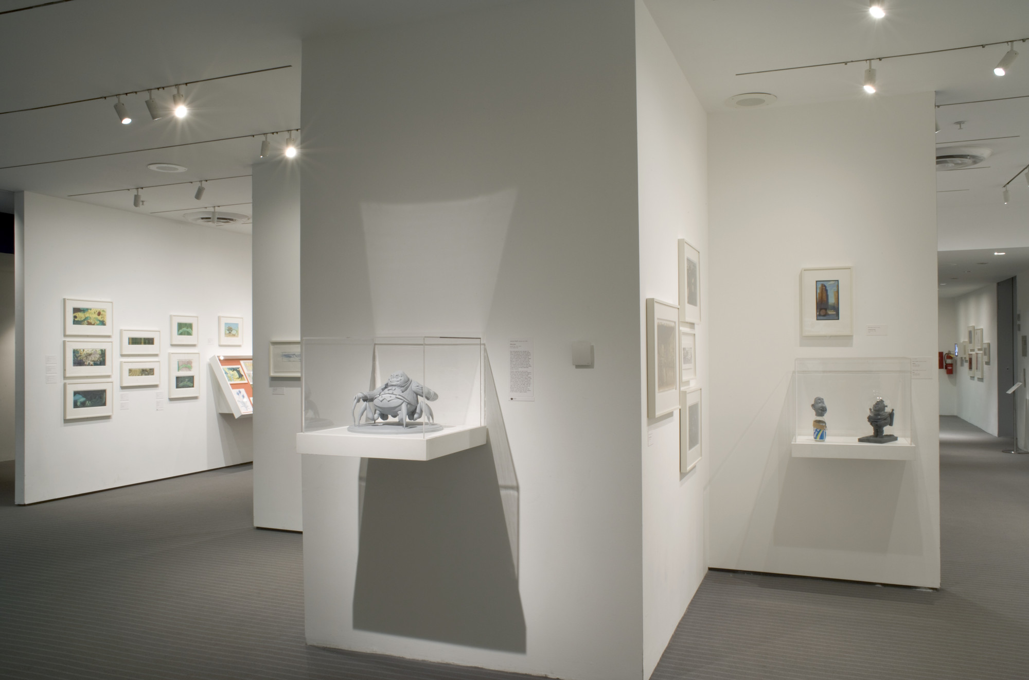 Installation view of the exhibition "Pixar: 20 Years of Animation" | MoMA