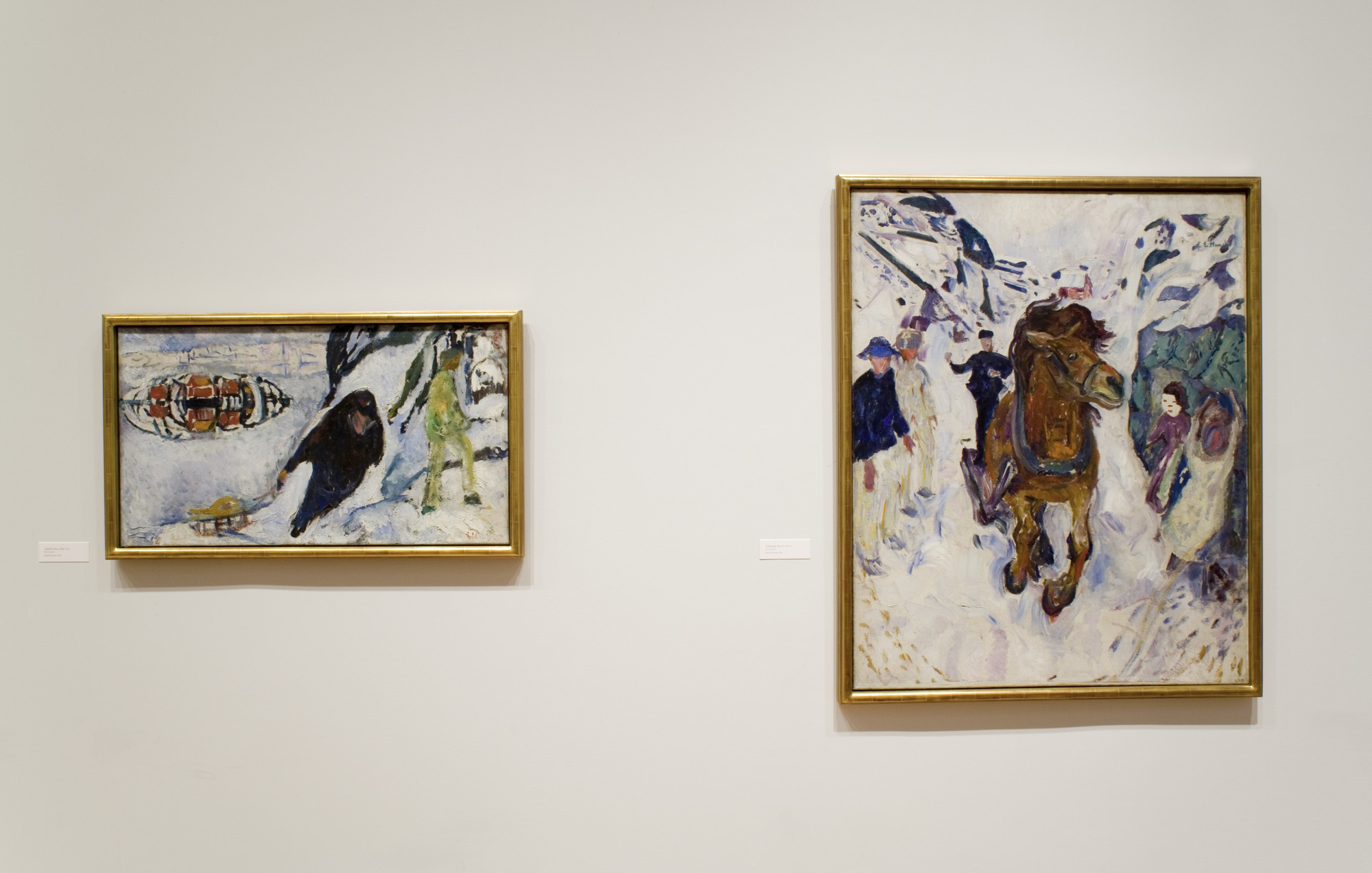 Installation view of the exhibition "Edvard Munch: The Modern Life of ...