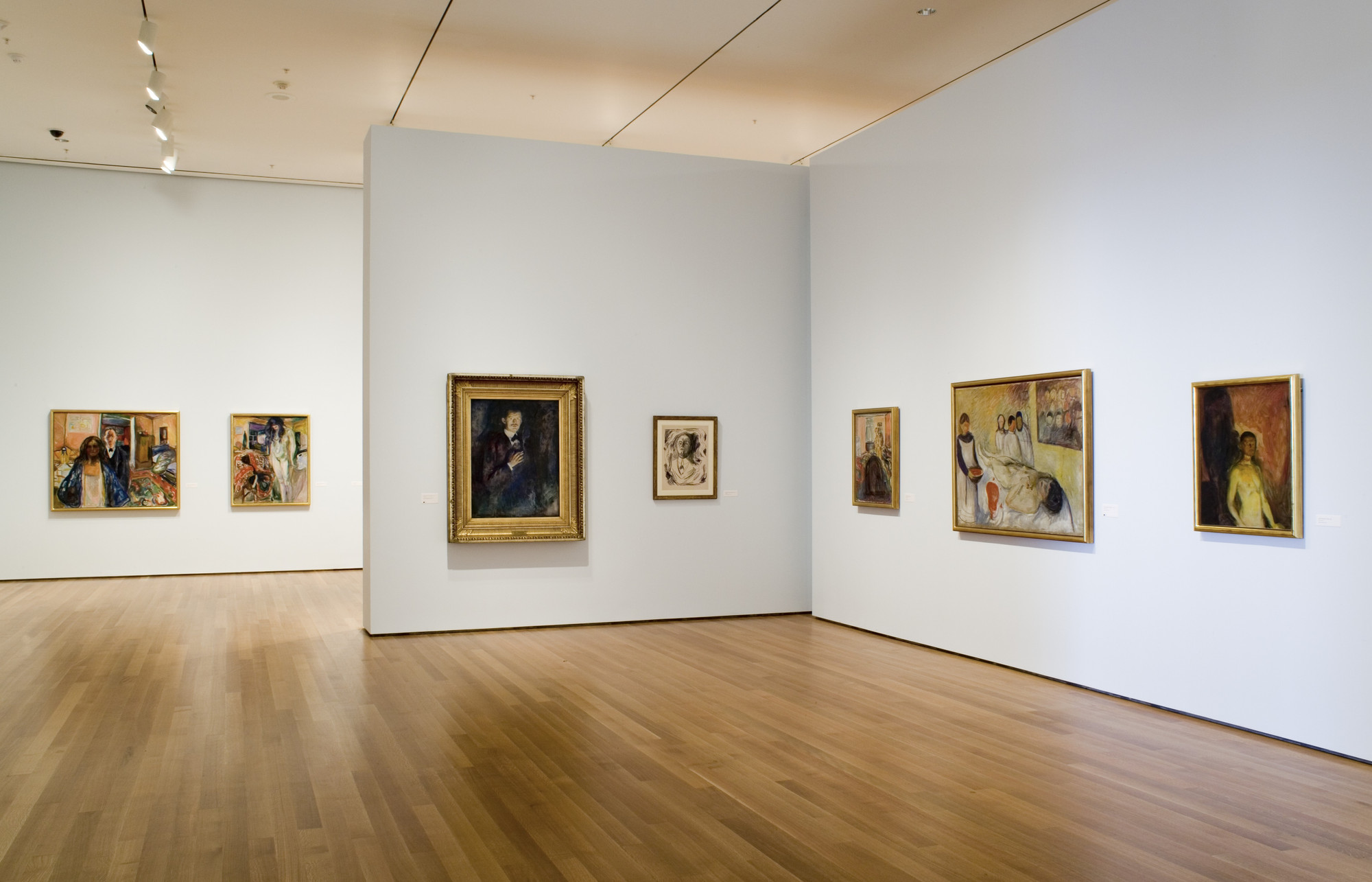 Installation view of the exhibition "Edvard Munch: The Modern Life of ...