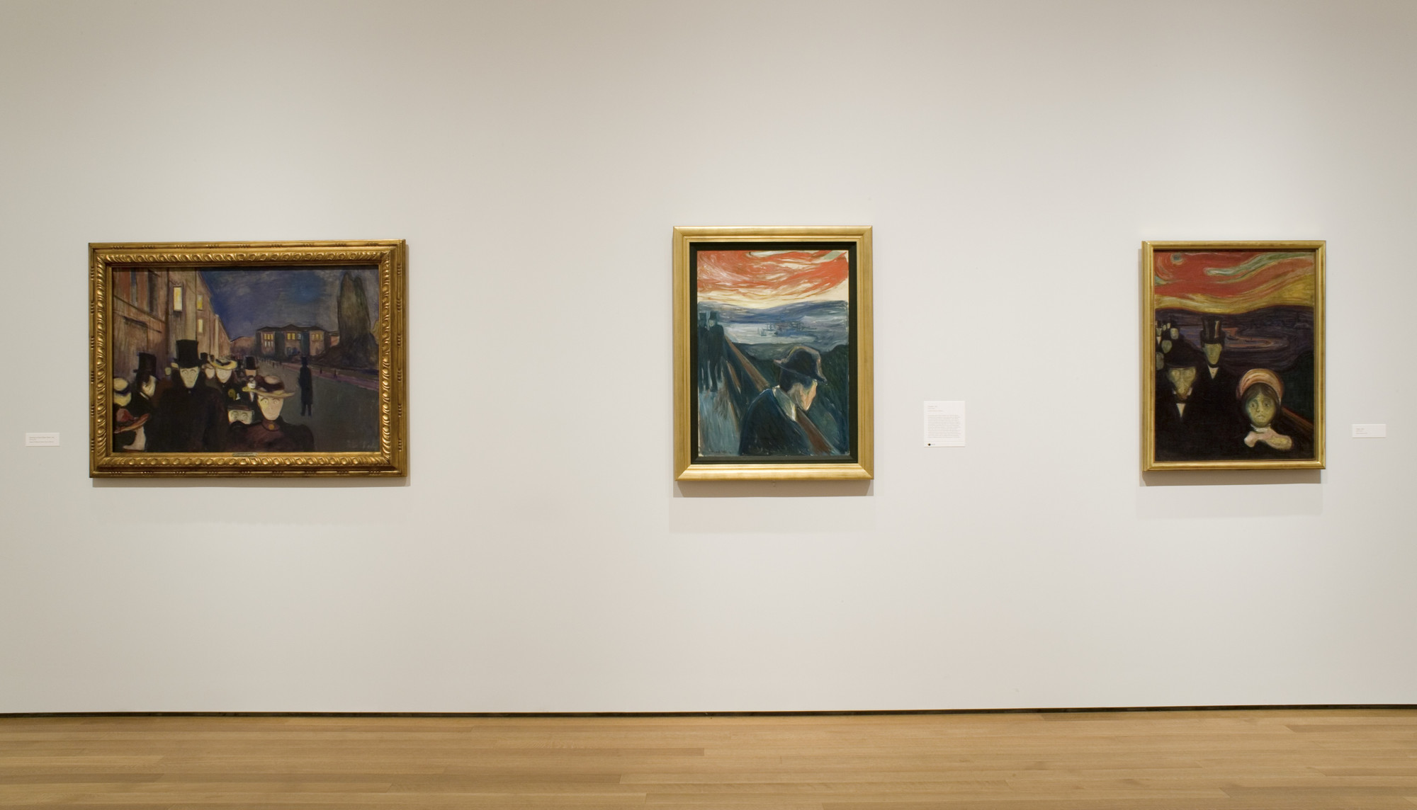 Installation view of the exhibition "Edvard Munch: The Modern Life of ...