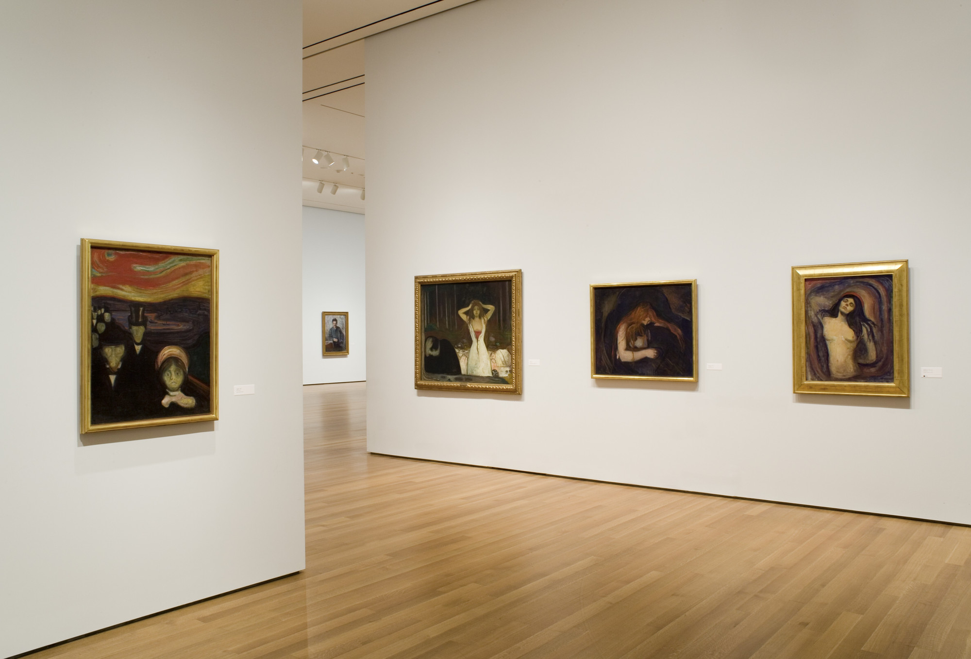 Installation view of the exhibition "Edvard Munch: The Modern Life of ...