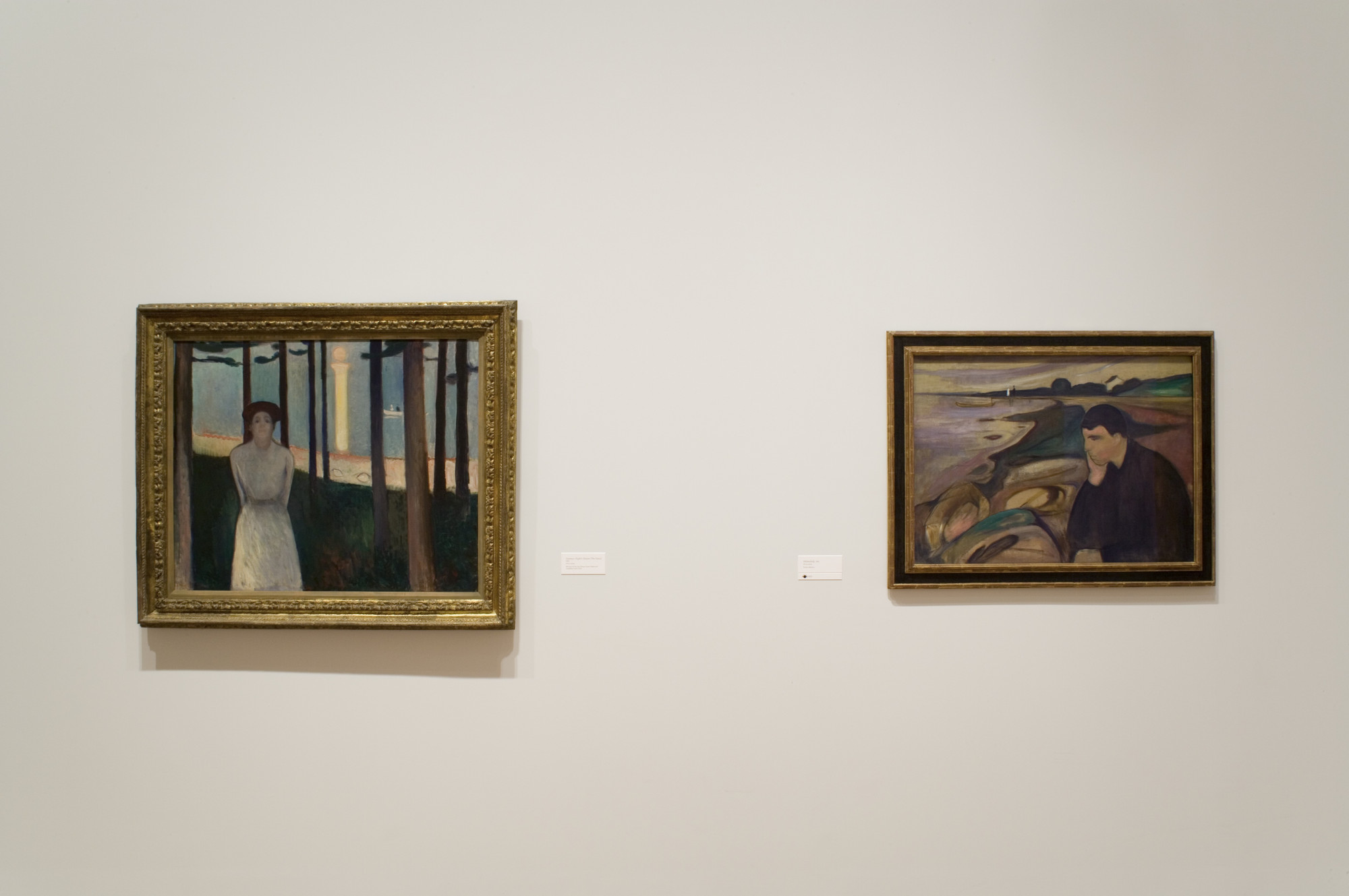 Installation view of the exhibition "Edvard Munch: The Modern Life of ...